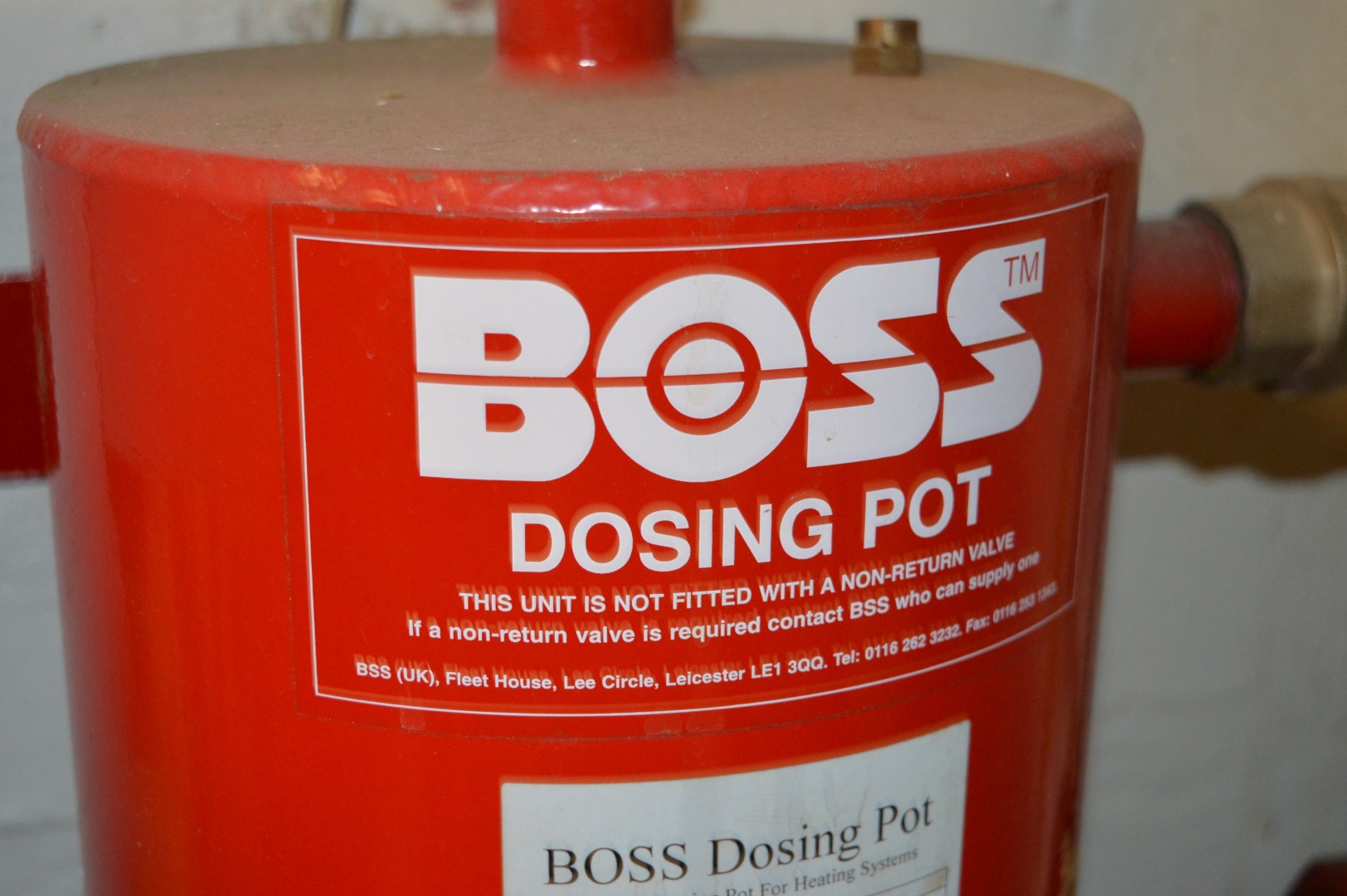 1 x Boss Chemical Dosing Pot For Heating Systems - 3.5 Litre - Designed ...