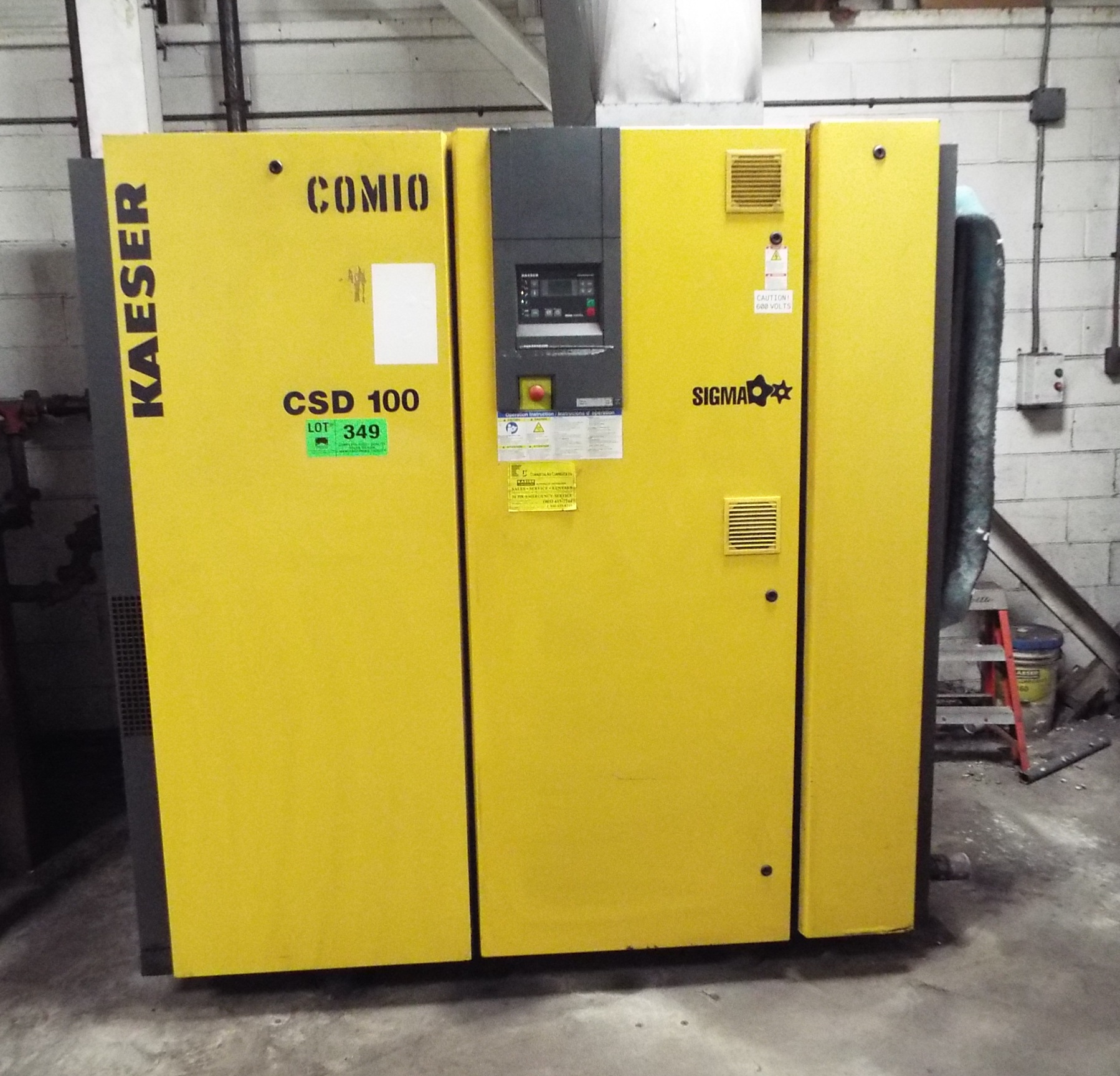 KAESER CSD 100 100HP ROTARY SCREW AIR COMPRESSOR S/N: N/A (CI) (DELAYED DELIVERY)