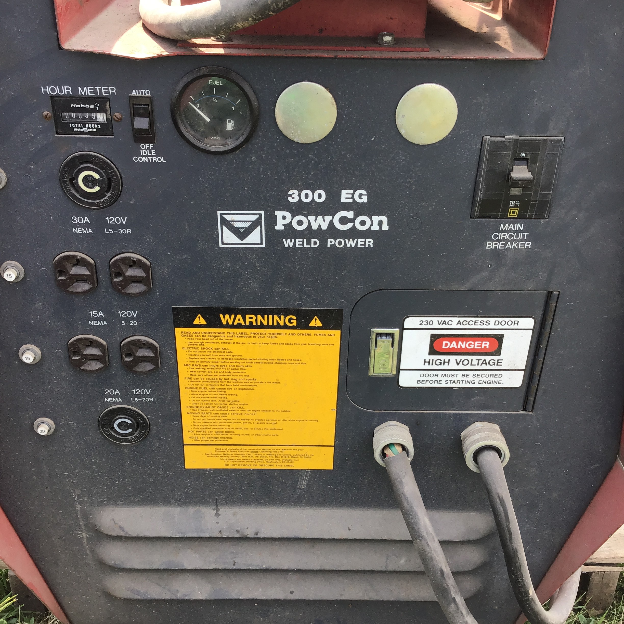 POWCON 300 EG GENERATOR