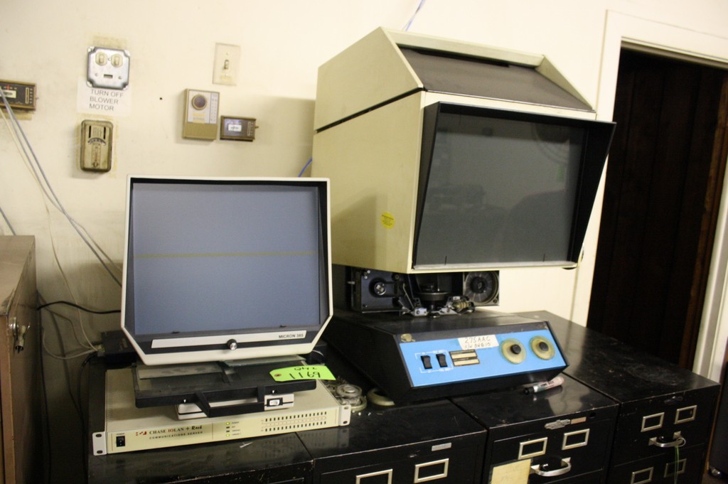 (2) MICROFICHE READERS