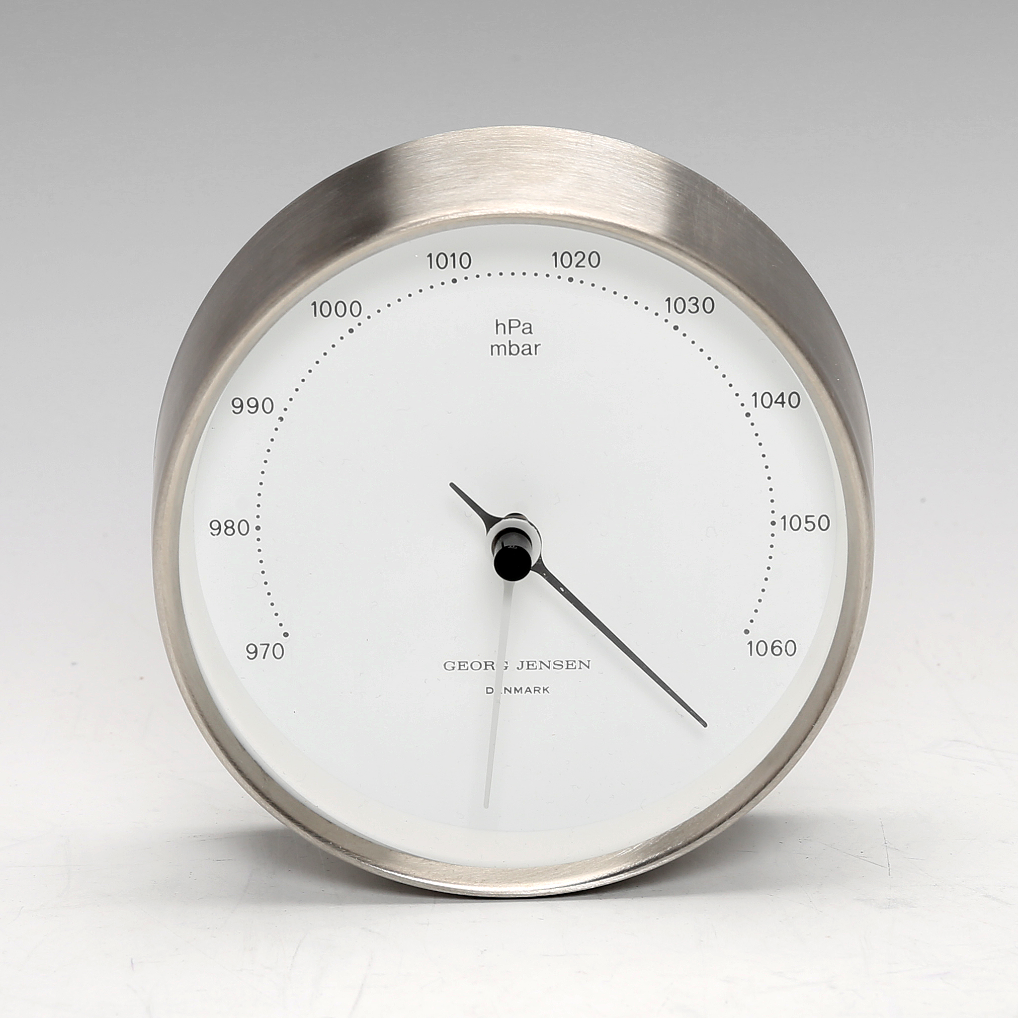Georg Jensen Living, Koppel, Barometer, stainless steel and white ...