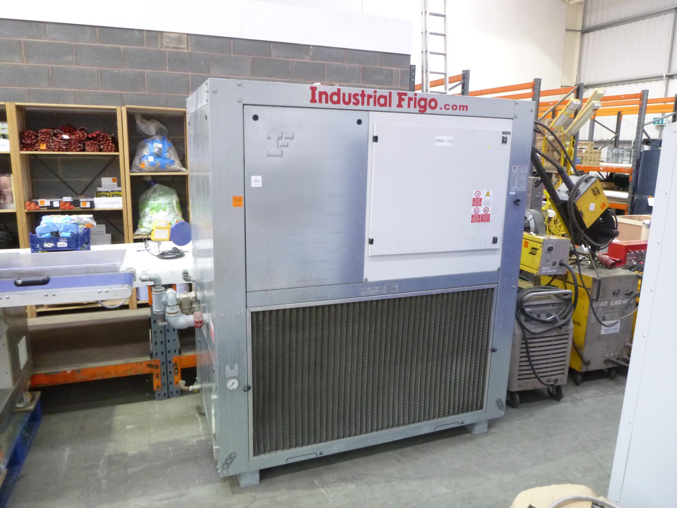 * An Industrial Frigo Industrial Chiller. A 2010 Industrial Frigo Model ...