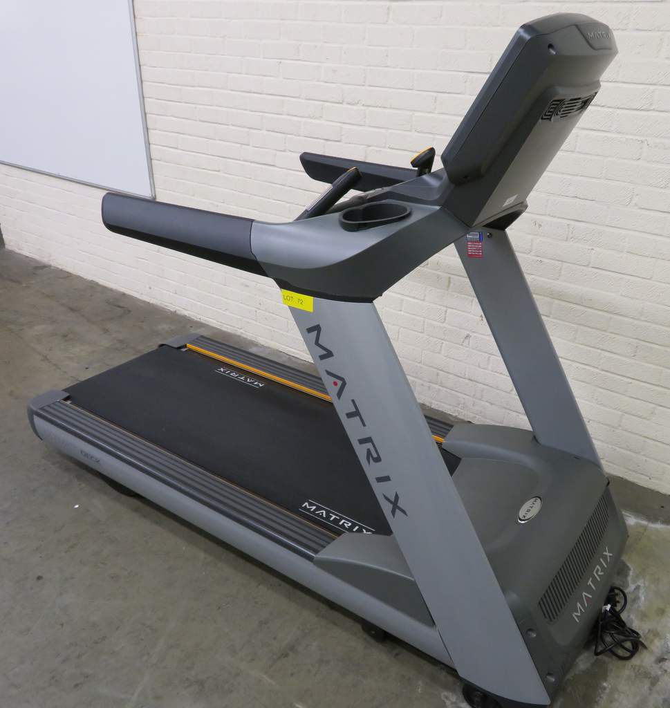 Matrix Treadmill Model: T-5x/7x. LED display console with a wide range ...