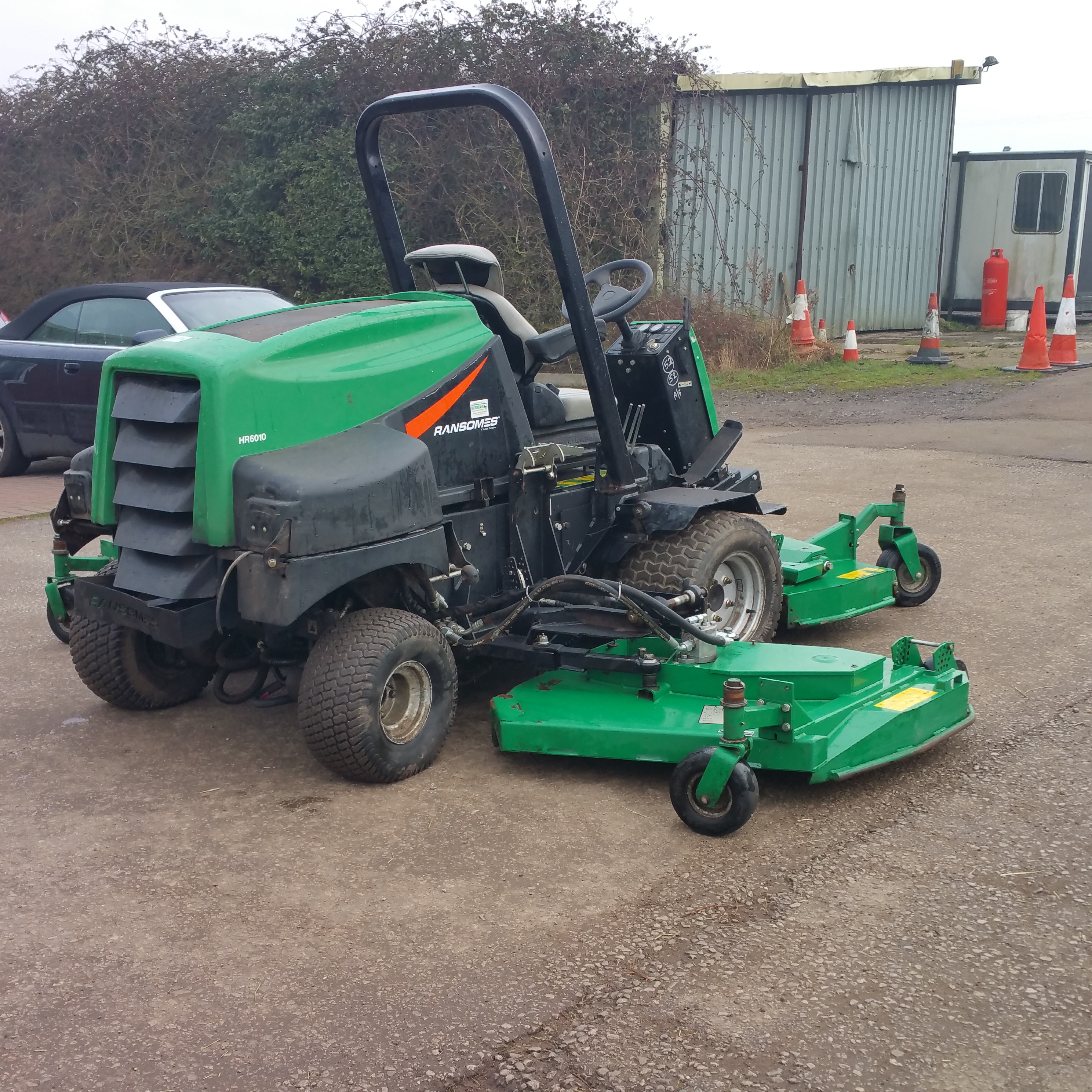 Ransomes / Jacobsen HR6010 mower 3 rotary hydraulic driven decks ...