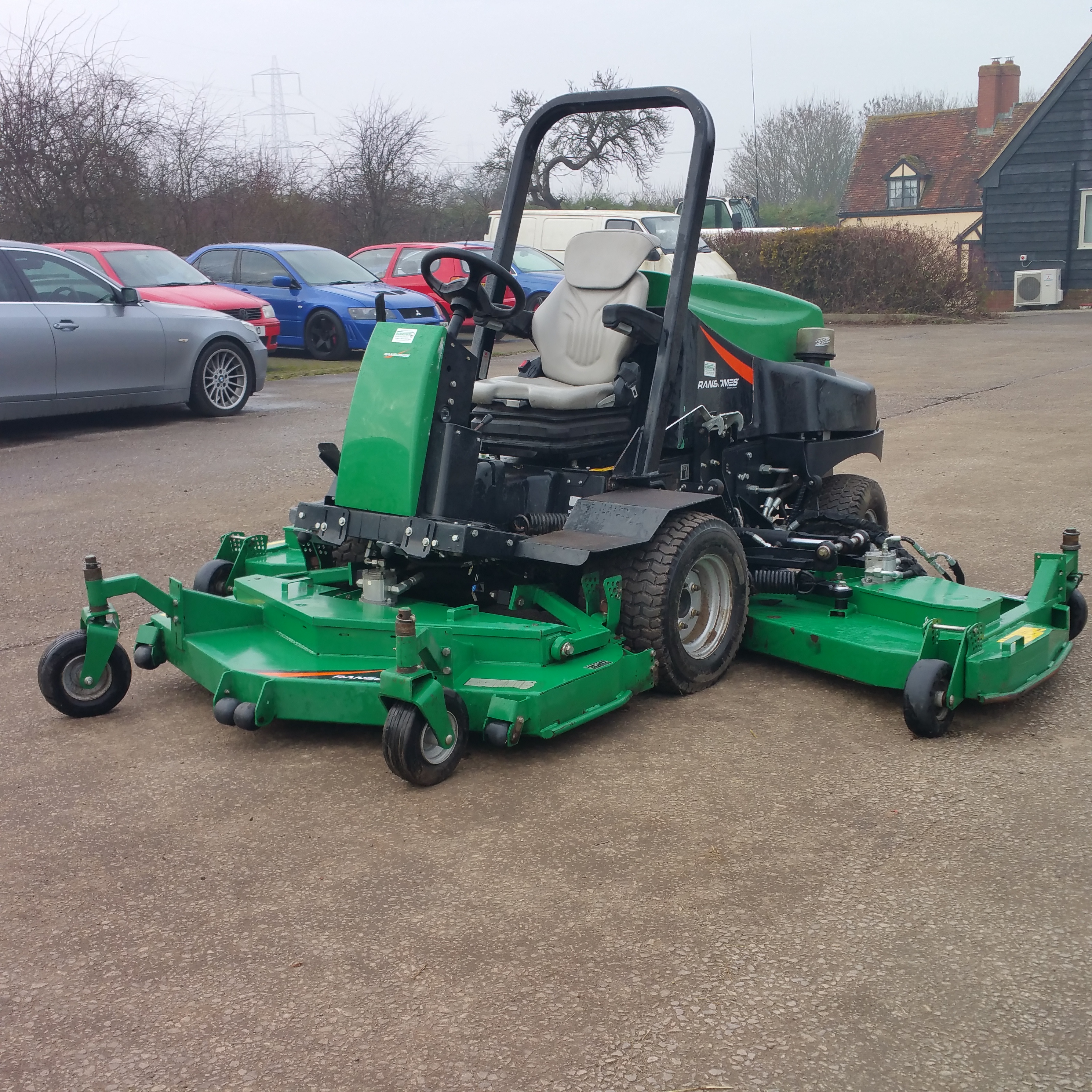 Ransomes / Jacobsen HR6010 mower 3 rotary hydraulic driven decks ...