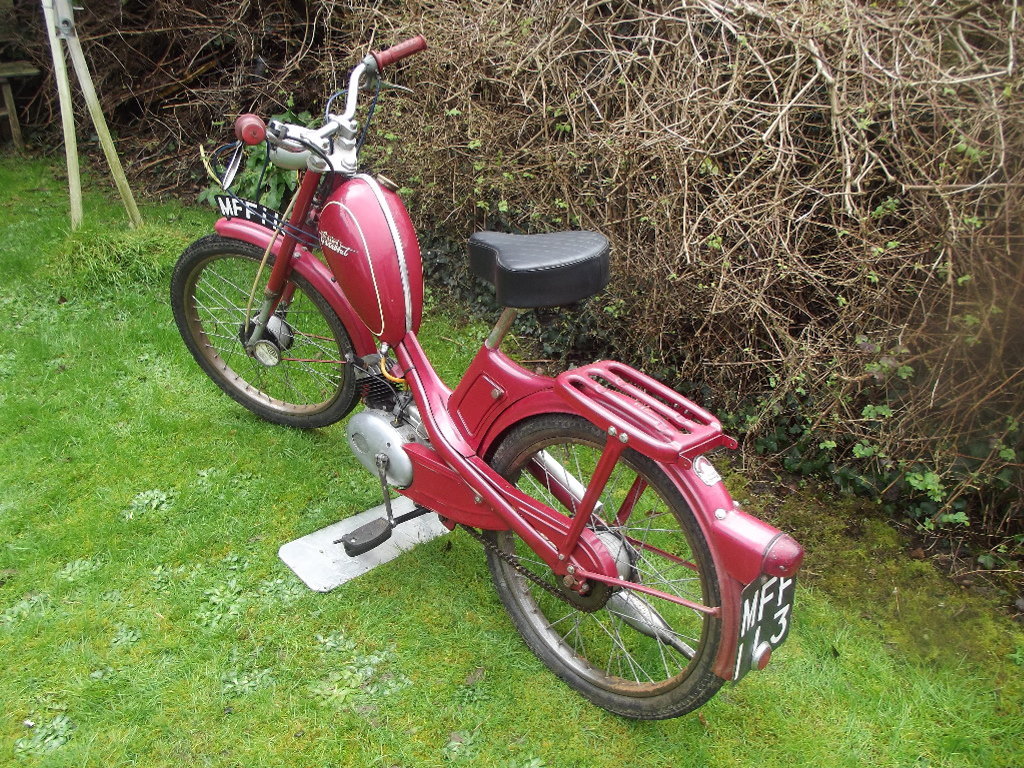 A 1960 Phillips Gadabout moped, registration number MFF 113, frame ...