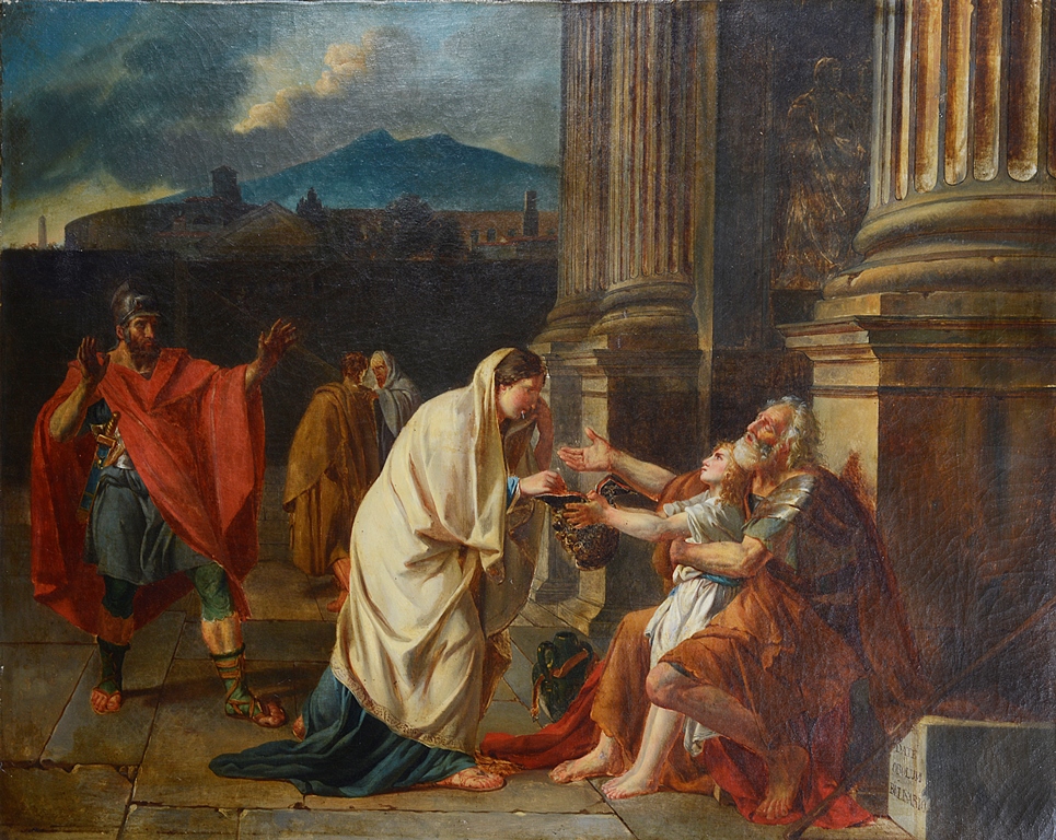 Circle of Jacques-Louis David (French, 1748 - 1825):Belisarius Begging ...