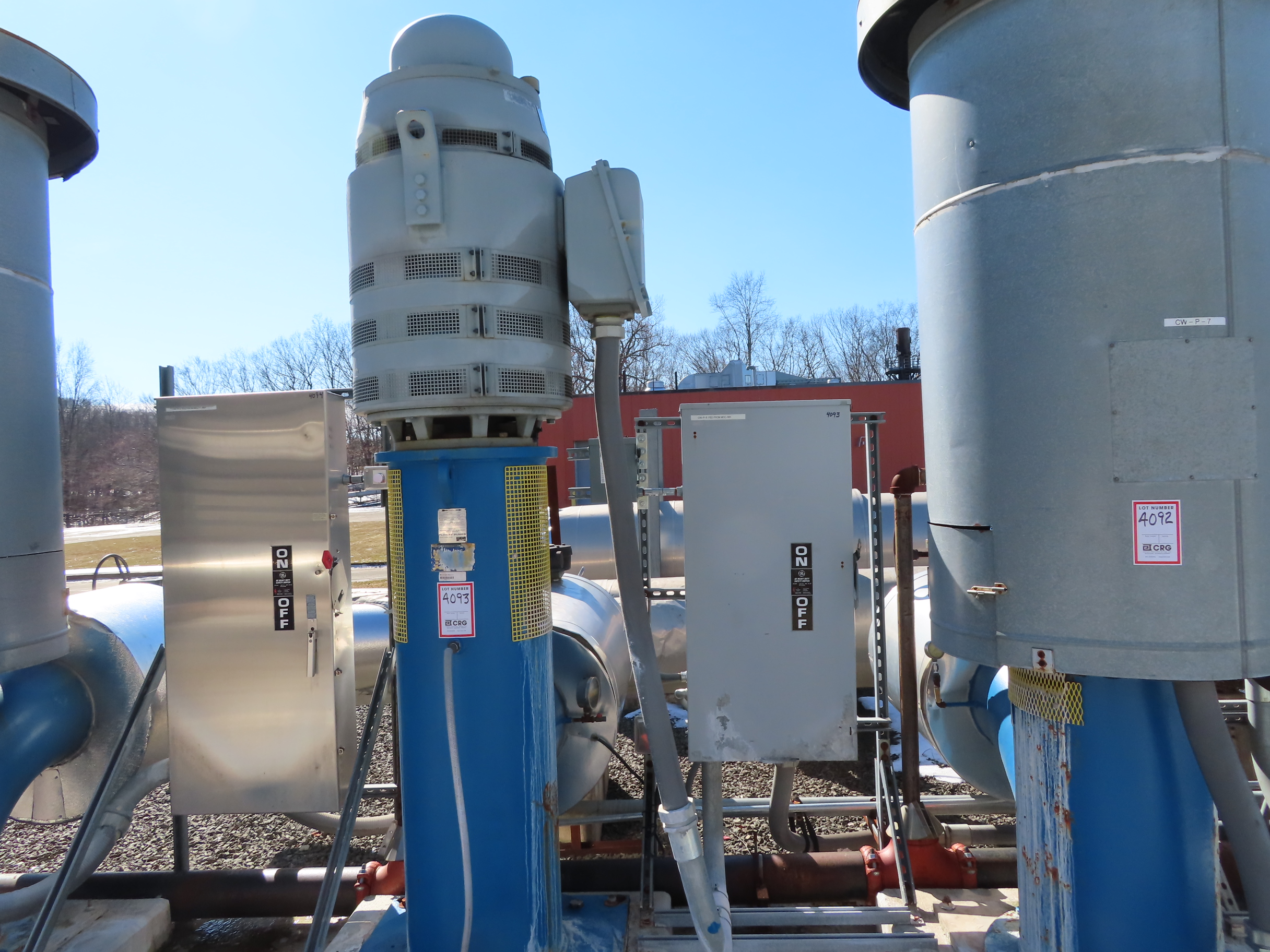 Floway verticle turbine pump, size 19 FKM, type VTP, 150 hp, 5000 gpm ...