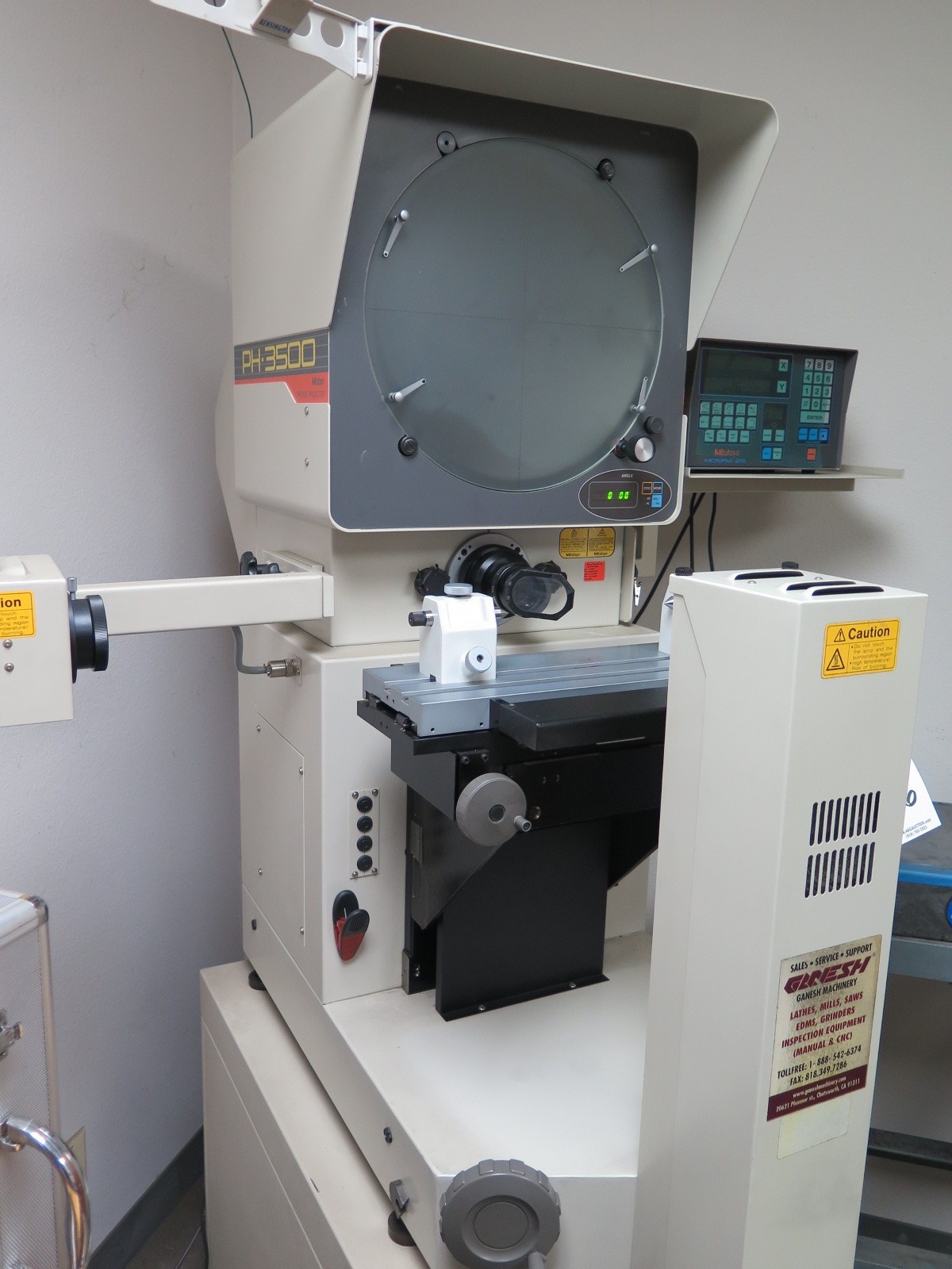 Mitutoyo PH-3500 14â€ Optical Comparator s/n 110160 w/ Mitutoyo ...