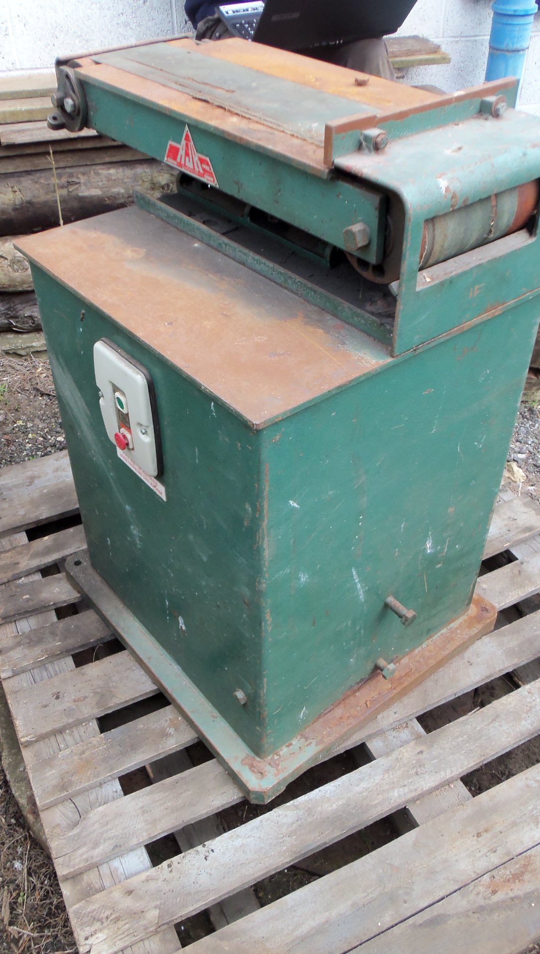 AJH 3HP 3 Phase Band facer belt sander (belt size is 1600x200)