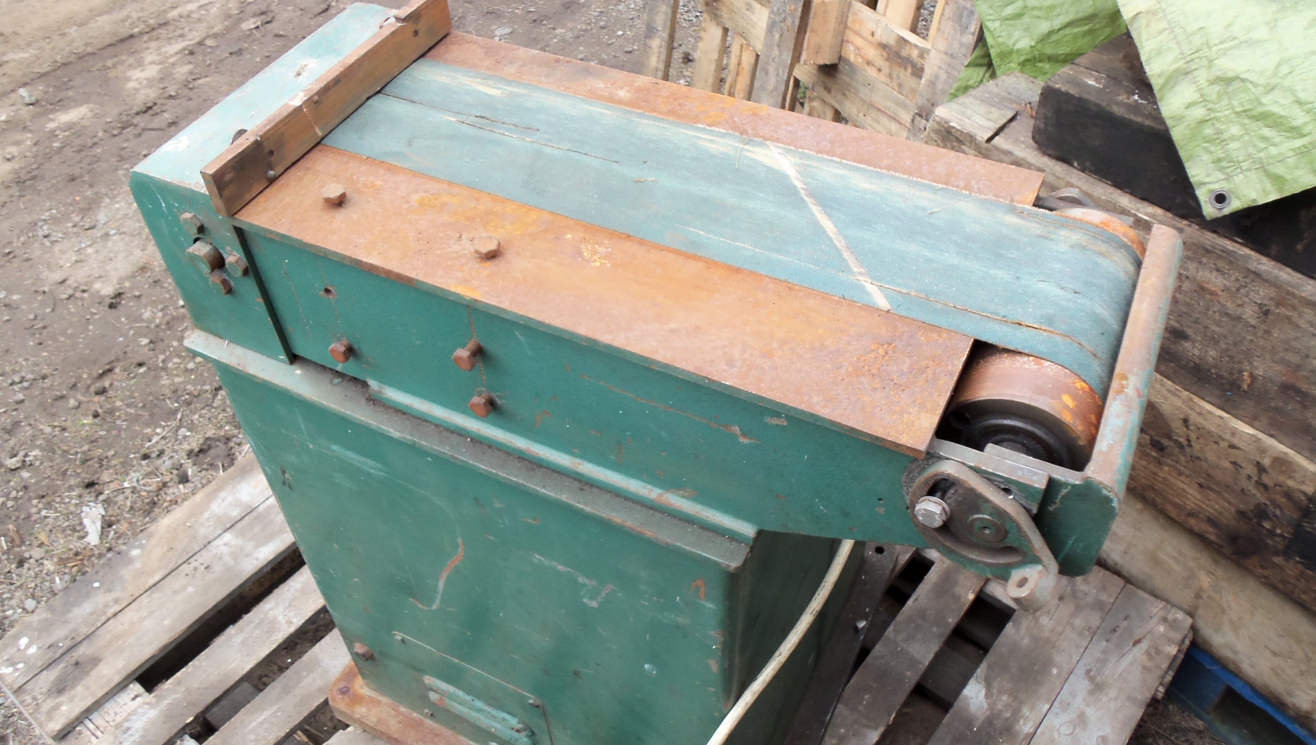 AJH 3HP 3 Phase Band facer belt sander (belt size is 1600x200)