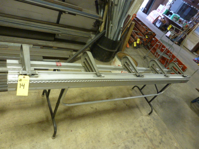 Tapco Port-O-Brake 8' Sheet Metal Brake w/Stand, m/n DL-860, s/n 14427