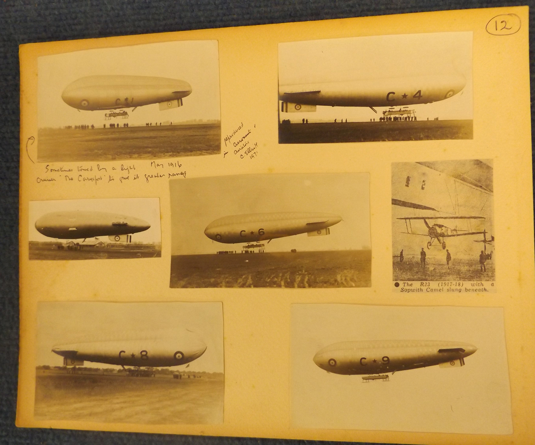 (DIRIGIBLES, PULHAM PIGS, R101), collection early 20th century airship ...