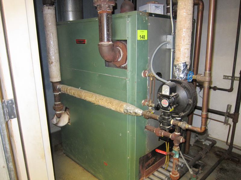 Peerless boiler, model 211A-05-W/S-I, s/n 211A 10399-1294, 672,000 BTU ...