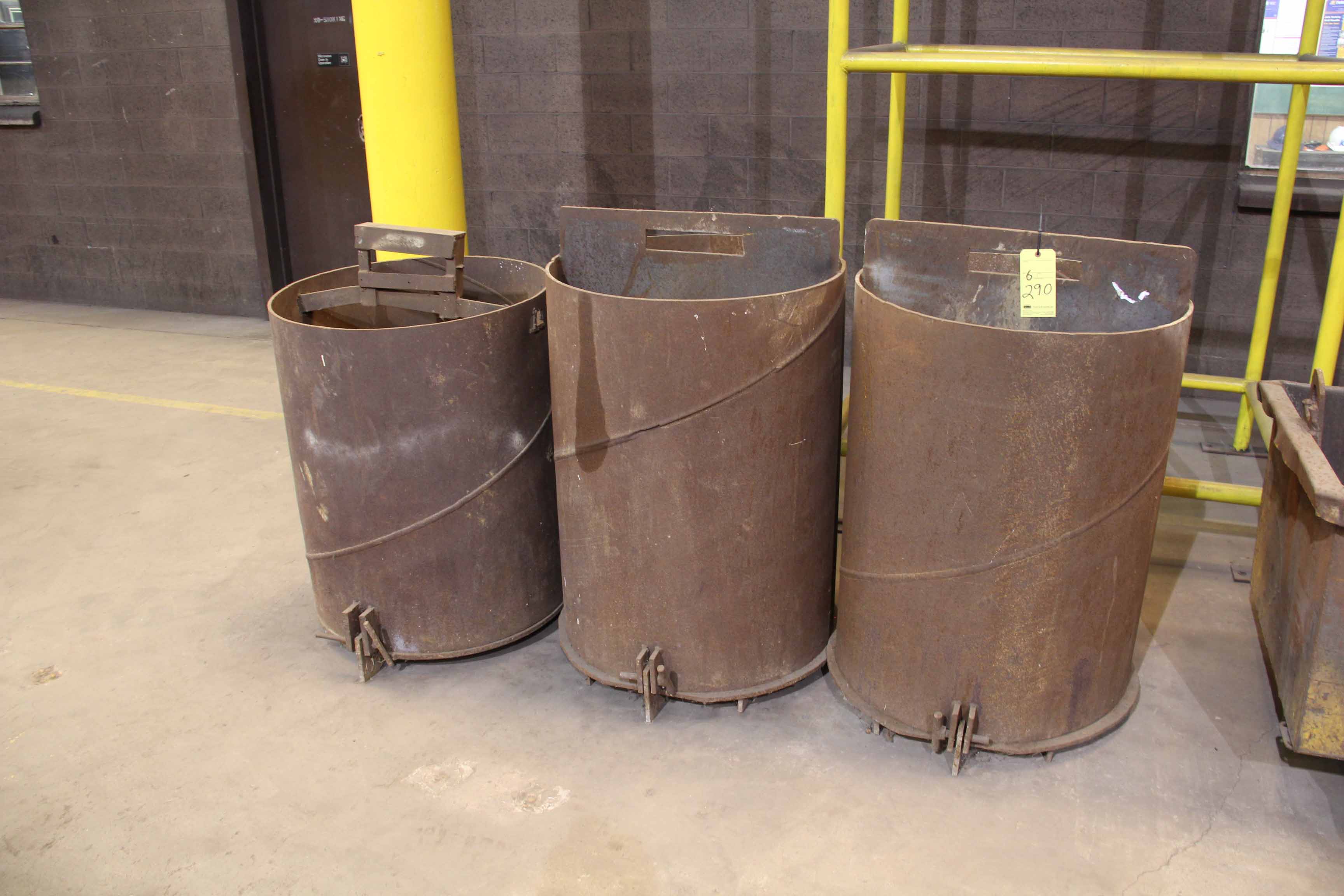 TRASH DUMPSTER, steel fabricated