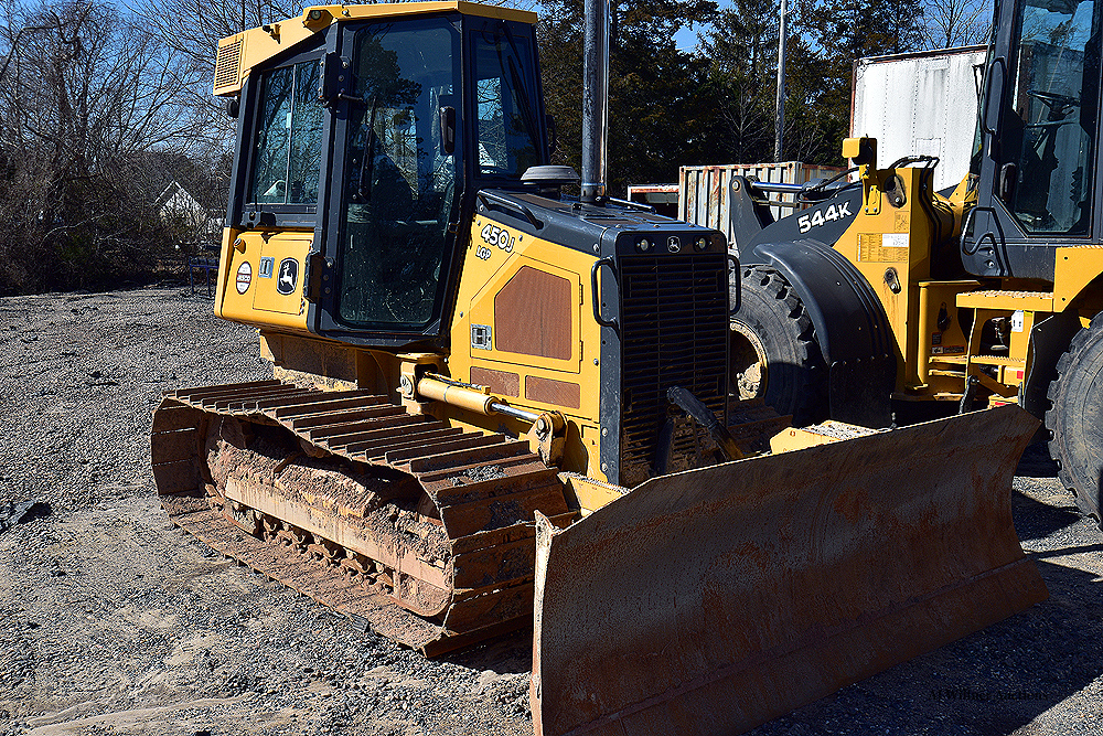 John Deere Model 450J LGP Crawler Dozer 869.6 Hours Indicated w/EROPS ...