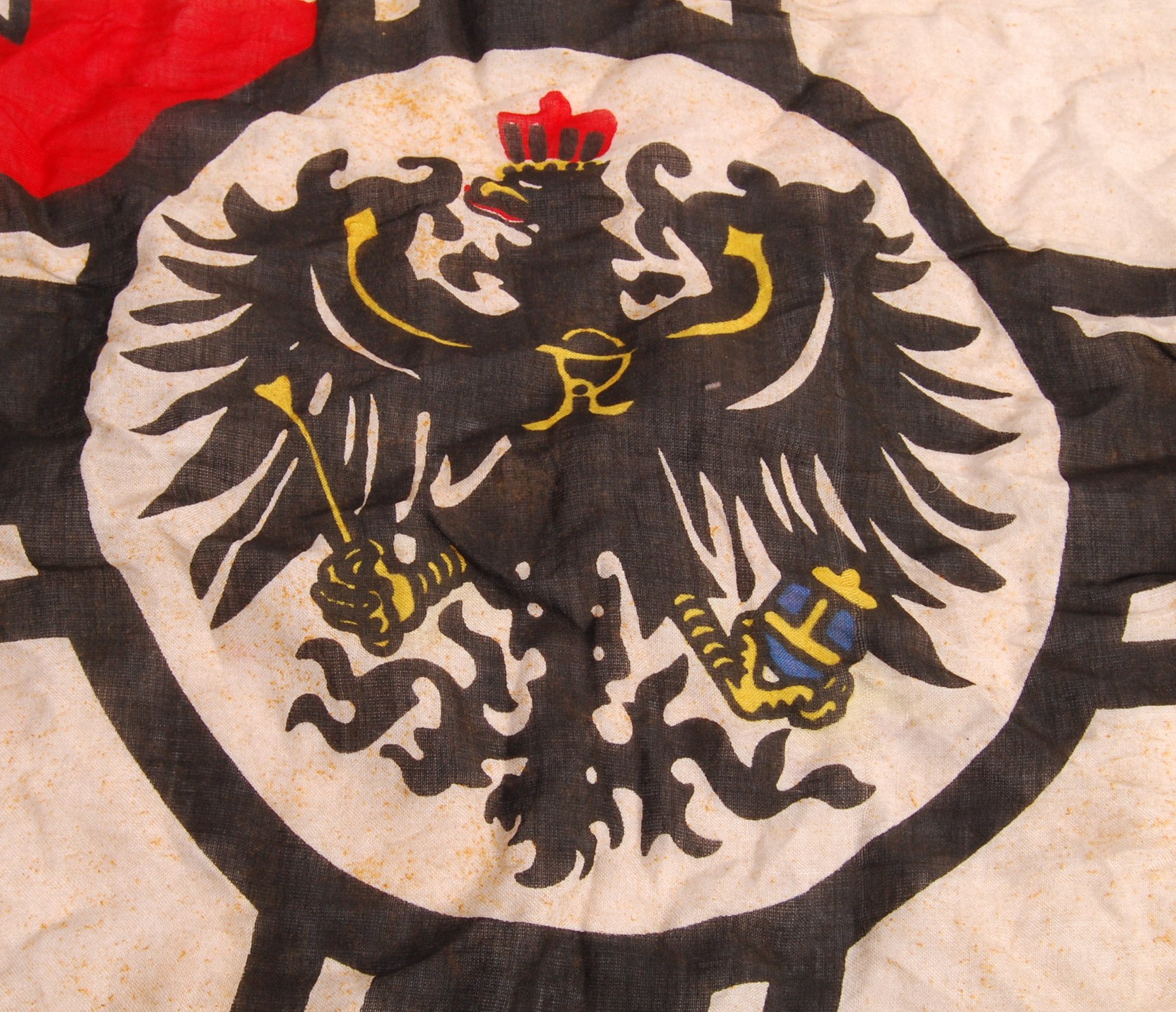 A rare original WWI First World War Imperial German flag. Various ...