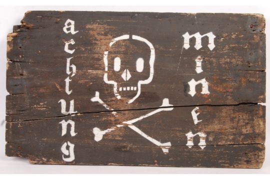 A rare original WWII Second World War German Army improvised Mine ...