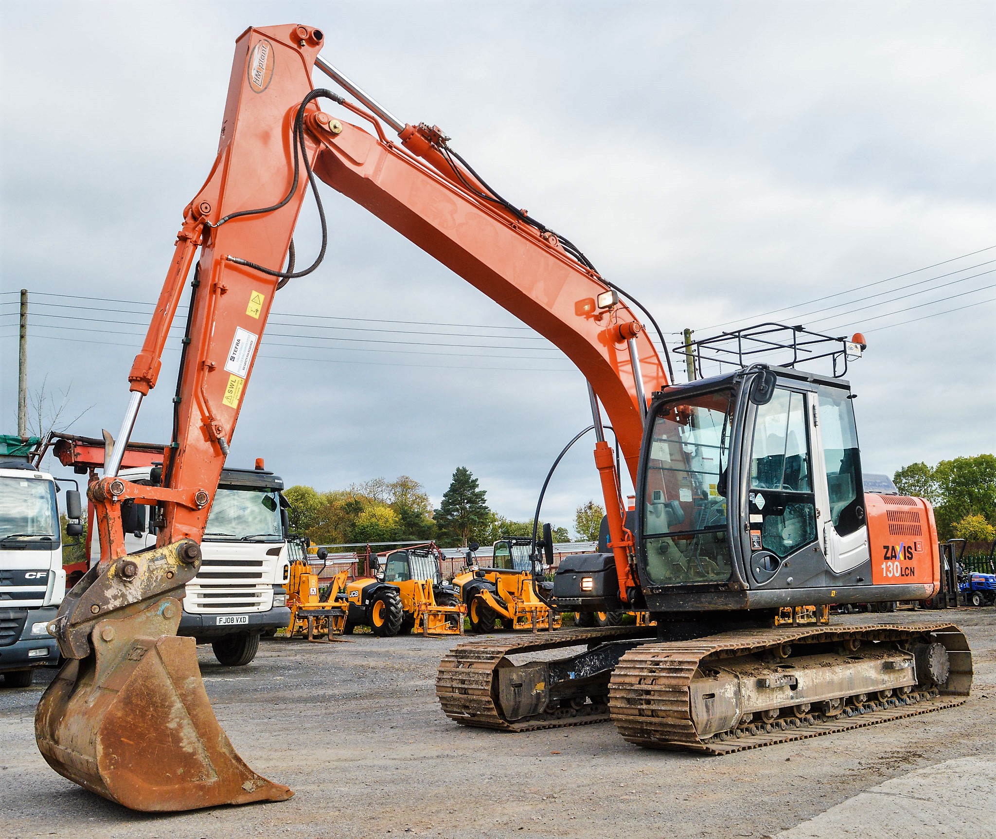 Hitachi Zaxis 130 LCN 13 tonne steel tracked excavator Year: 2013 S/N ...