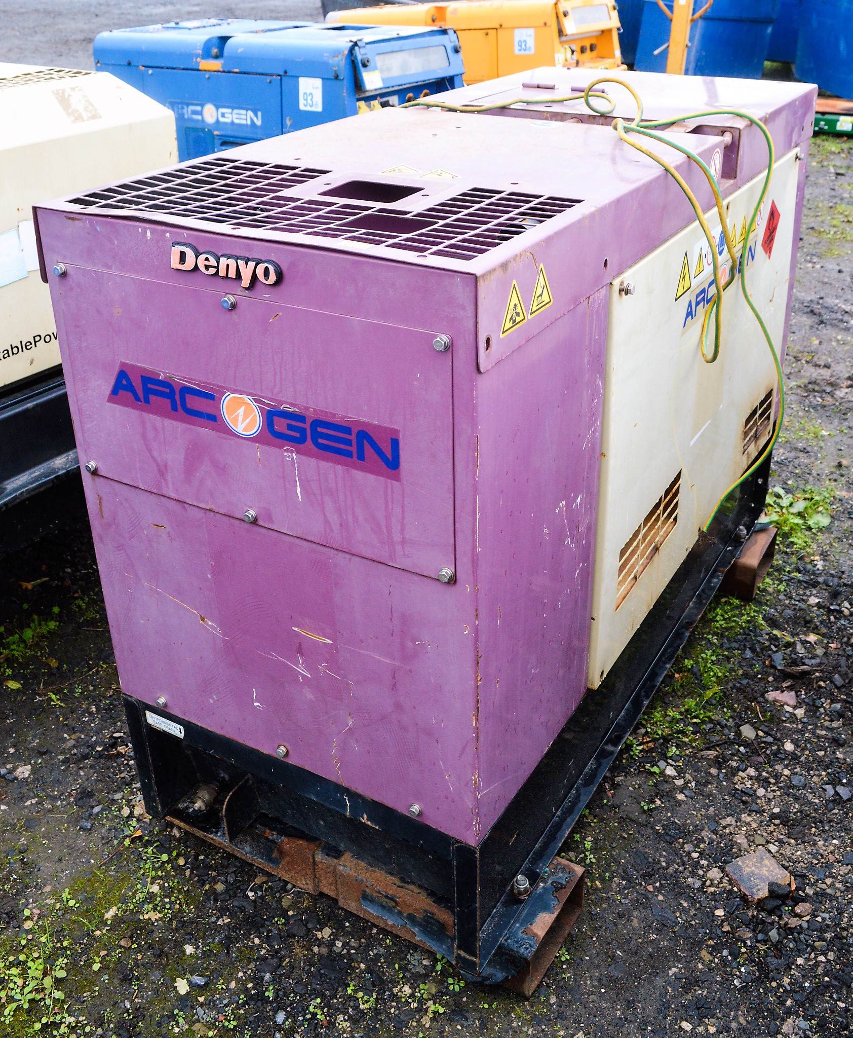 Arc Gen DCA-25 20 kva diesel driven generator Year: 2008 S/N: 3821955