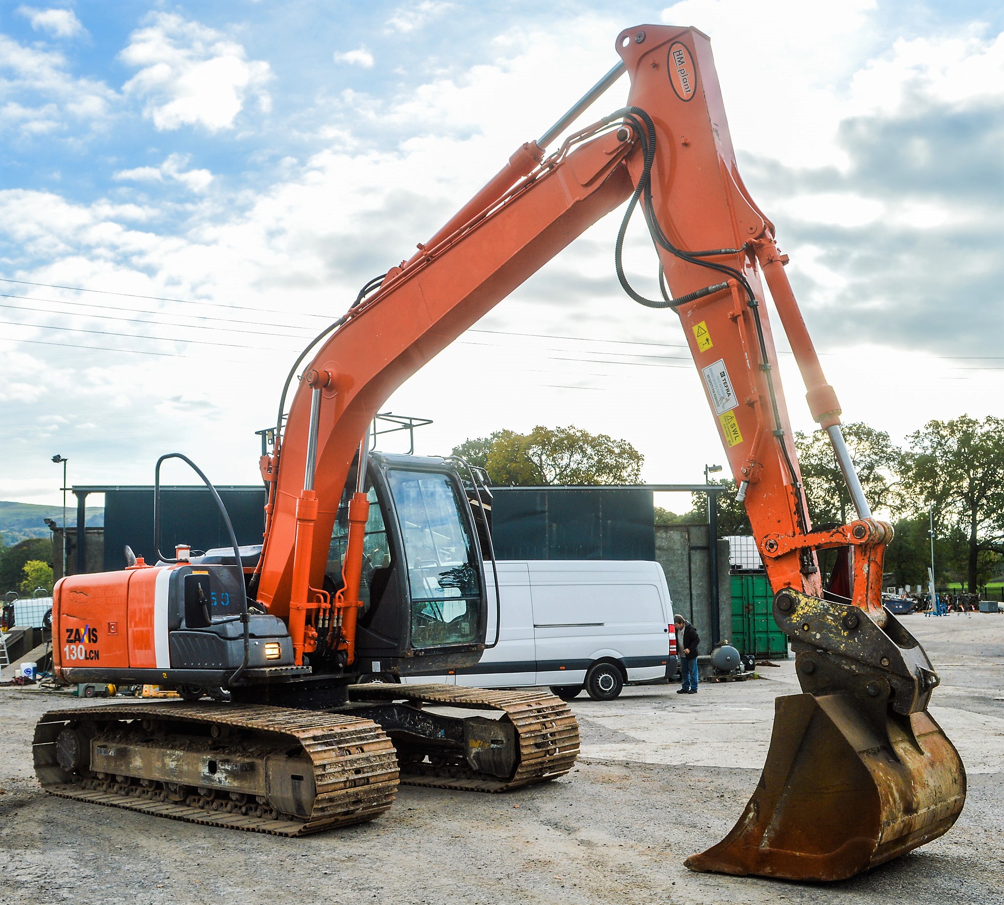 Hitachi Zaxis 130 LCN 13 tonne steel tracked excavator Year: 2013 S/N ...