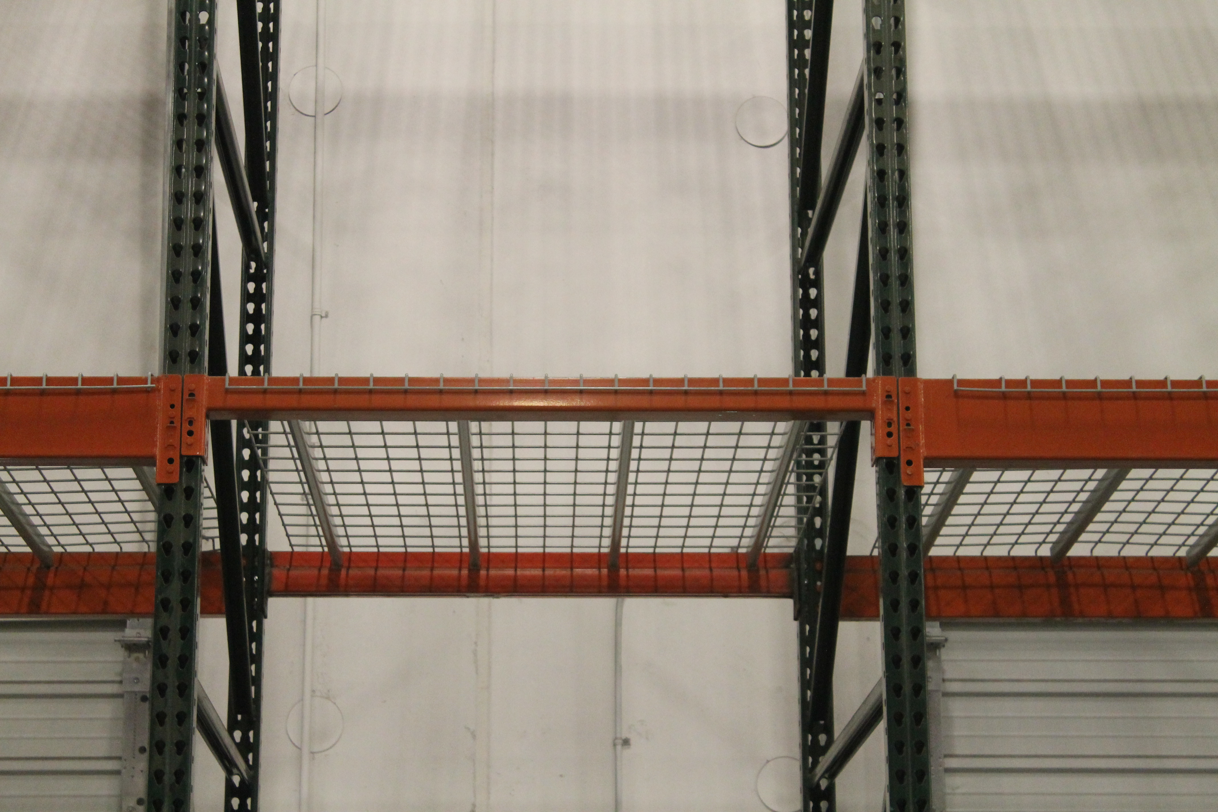 9 SECTION OF OVER-DOCK-DOOR PALLET RACKS, INCLUDES: 10 PCS OF 22'H X 60 ...