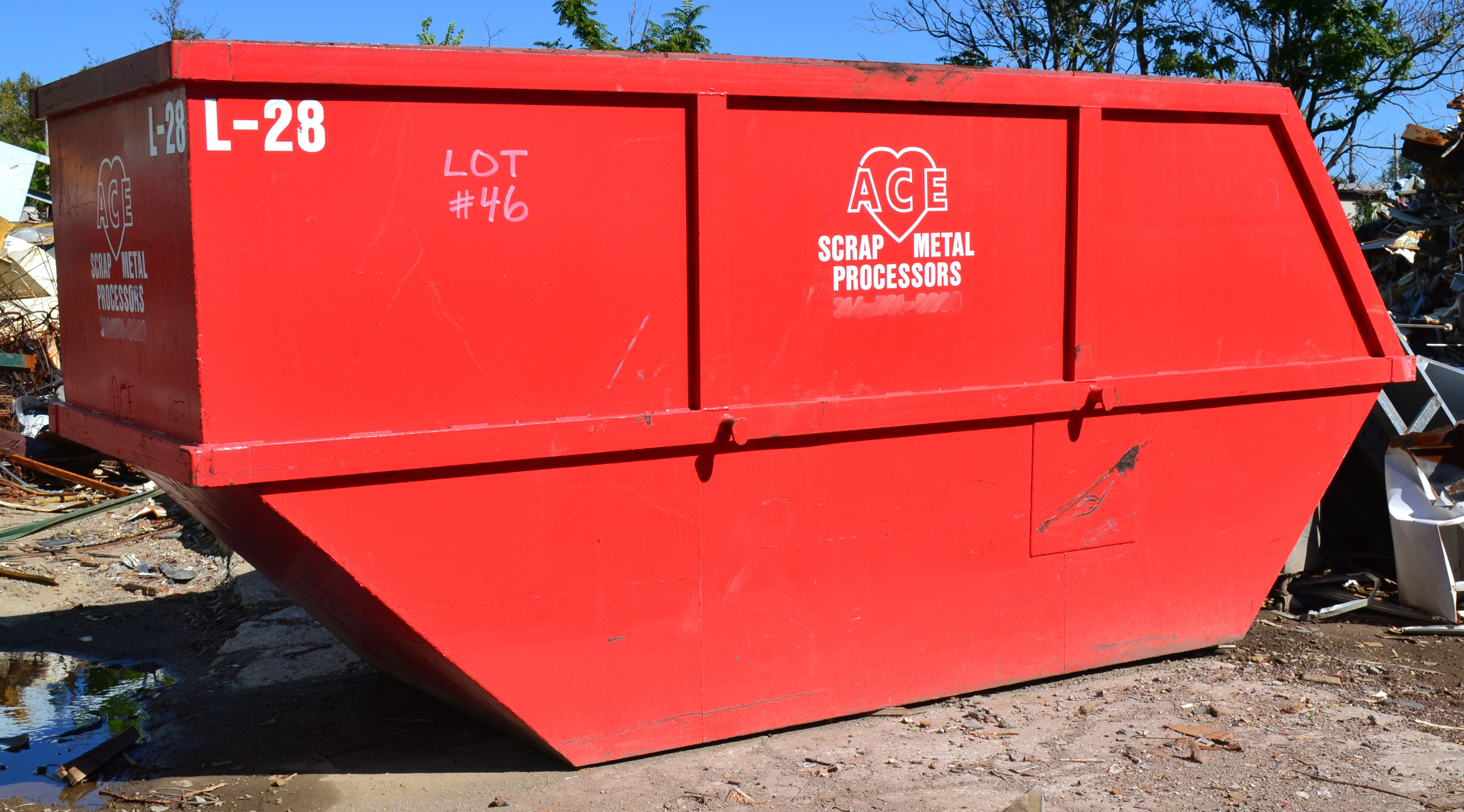 Approximately 16-Yard Lugger Box ($125 REMOVAL FEE) THE REMOVAL FEE ...