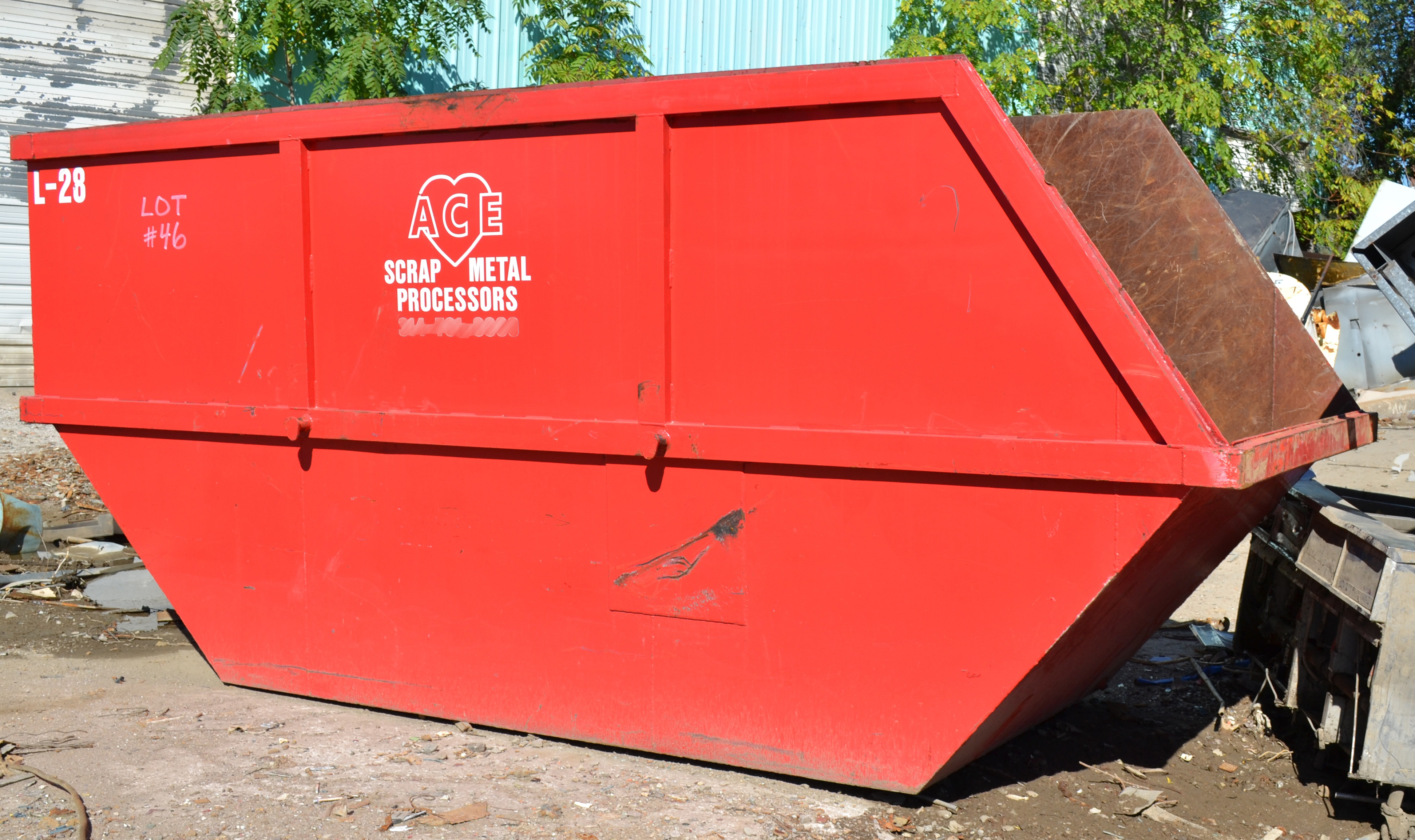 Approximately 16-Yard Lugger Box ($125 REMOVAL FEE) THE REMOVAL FEE ...