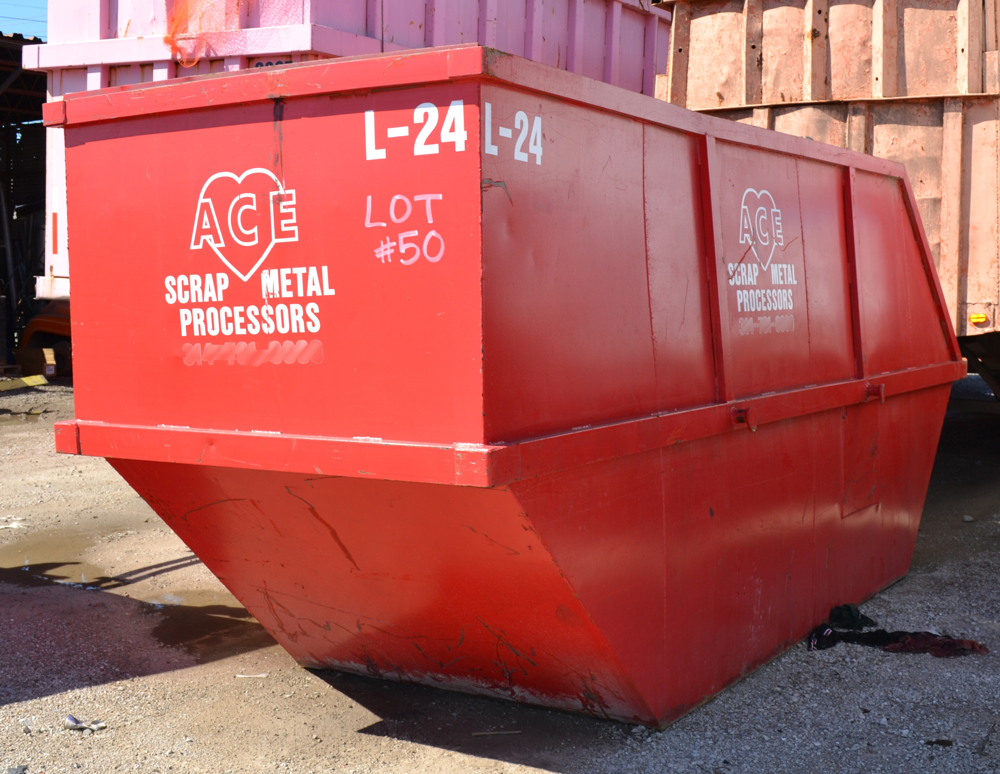 Approximately 16-Yard Lugger Box ($125 REMOVAL FEE) THE REMOVAL FEE ...