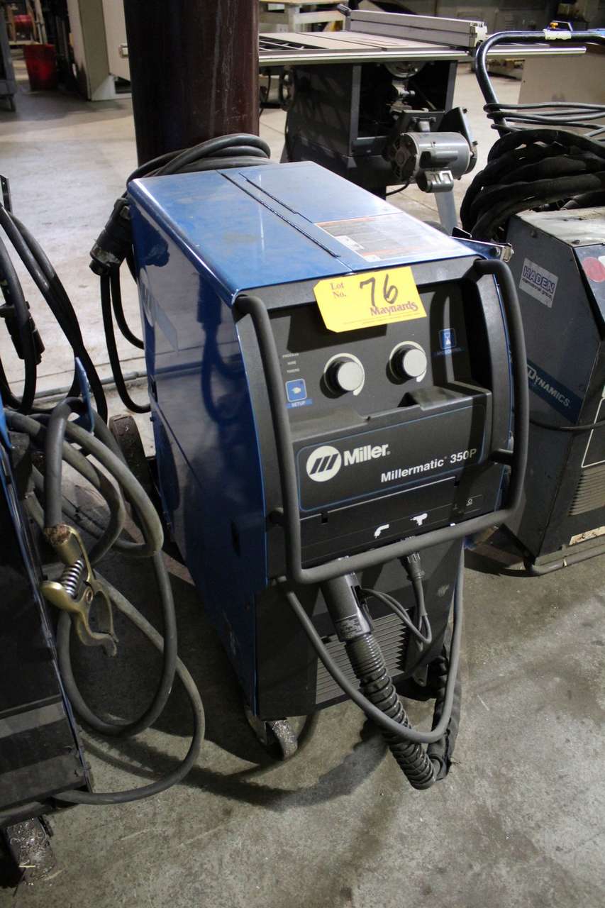 Miller Millermatic 350P Aluminum Mig Welder with Push Pull Gun S/N ...