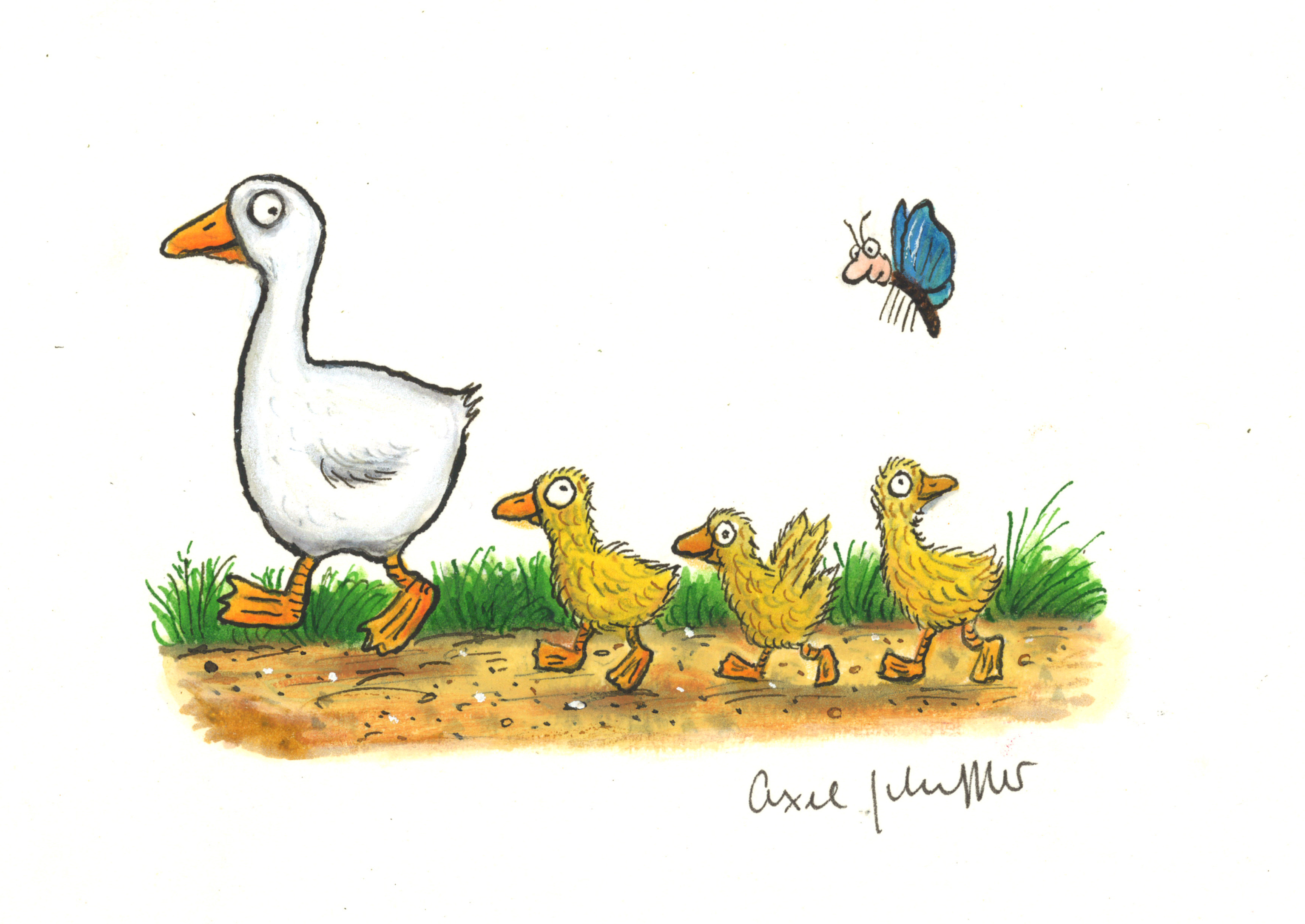 Your chance to own an original signed piece of artwork by leading ...