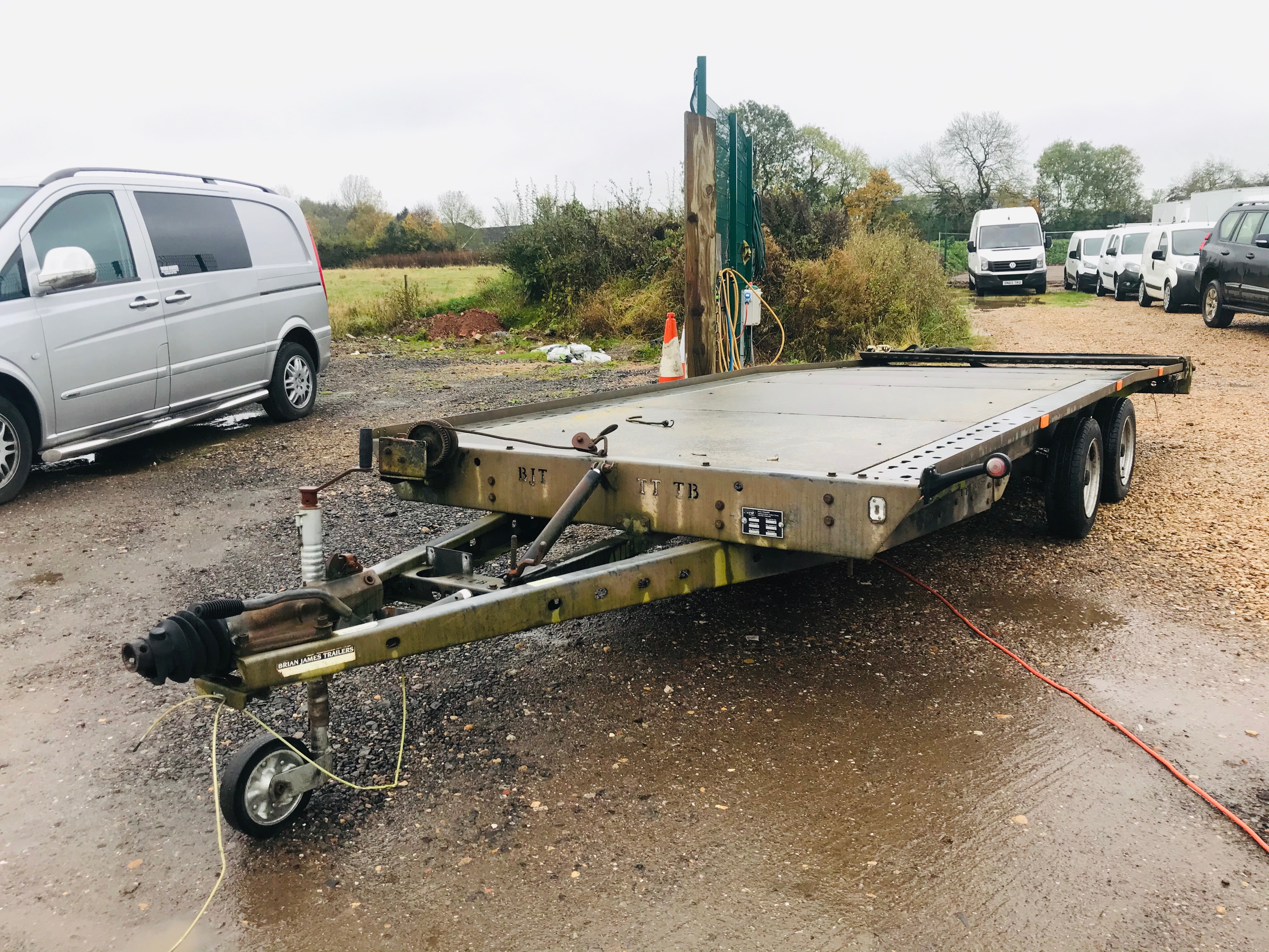 BRIAN JAMES CAR TRANSPORTER / RECOVERY TRAILER On sale 18 FEET LONG ...