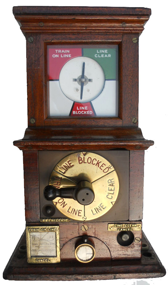 Midland Railway rotary interlocking block instrument, complete and in ...