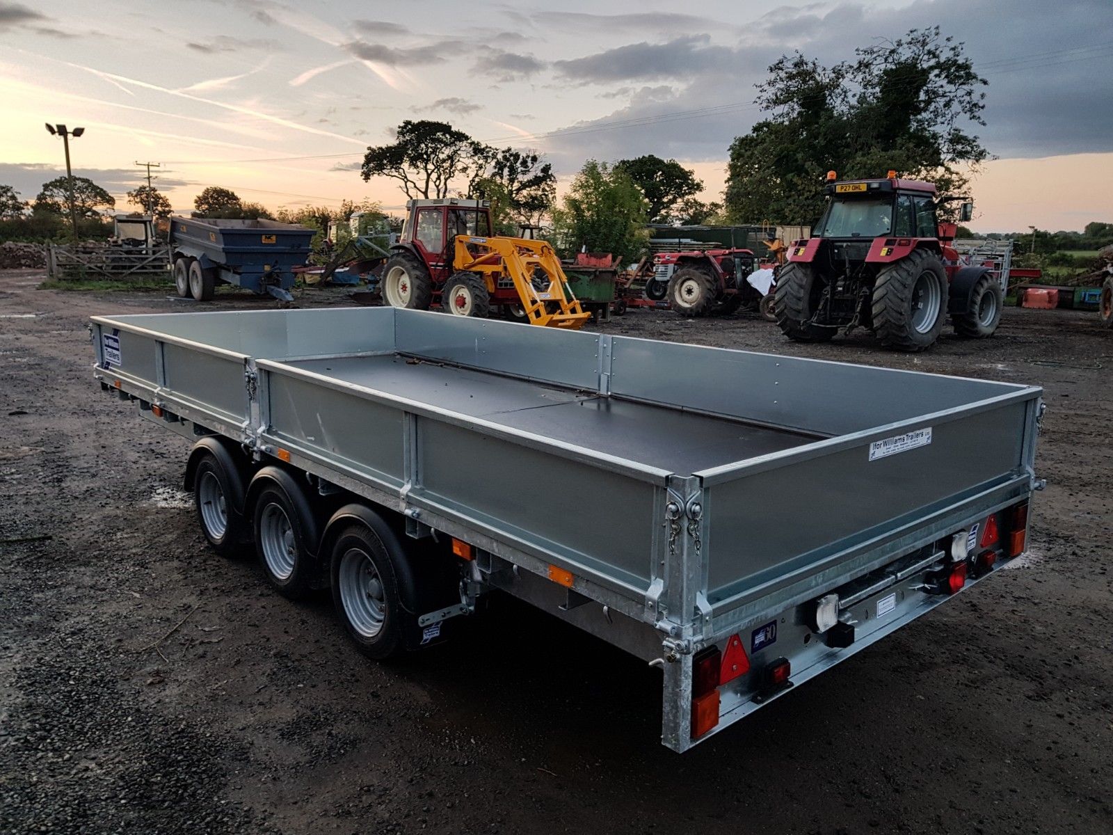 ifor williams trailer 16ft by 7.6ft LM67 tri axle wide, 3.5ton, 16ft ...