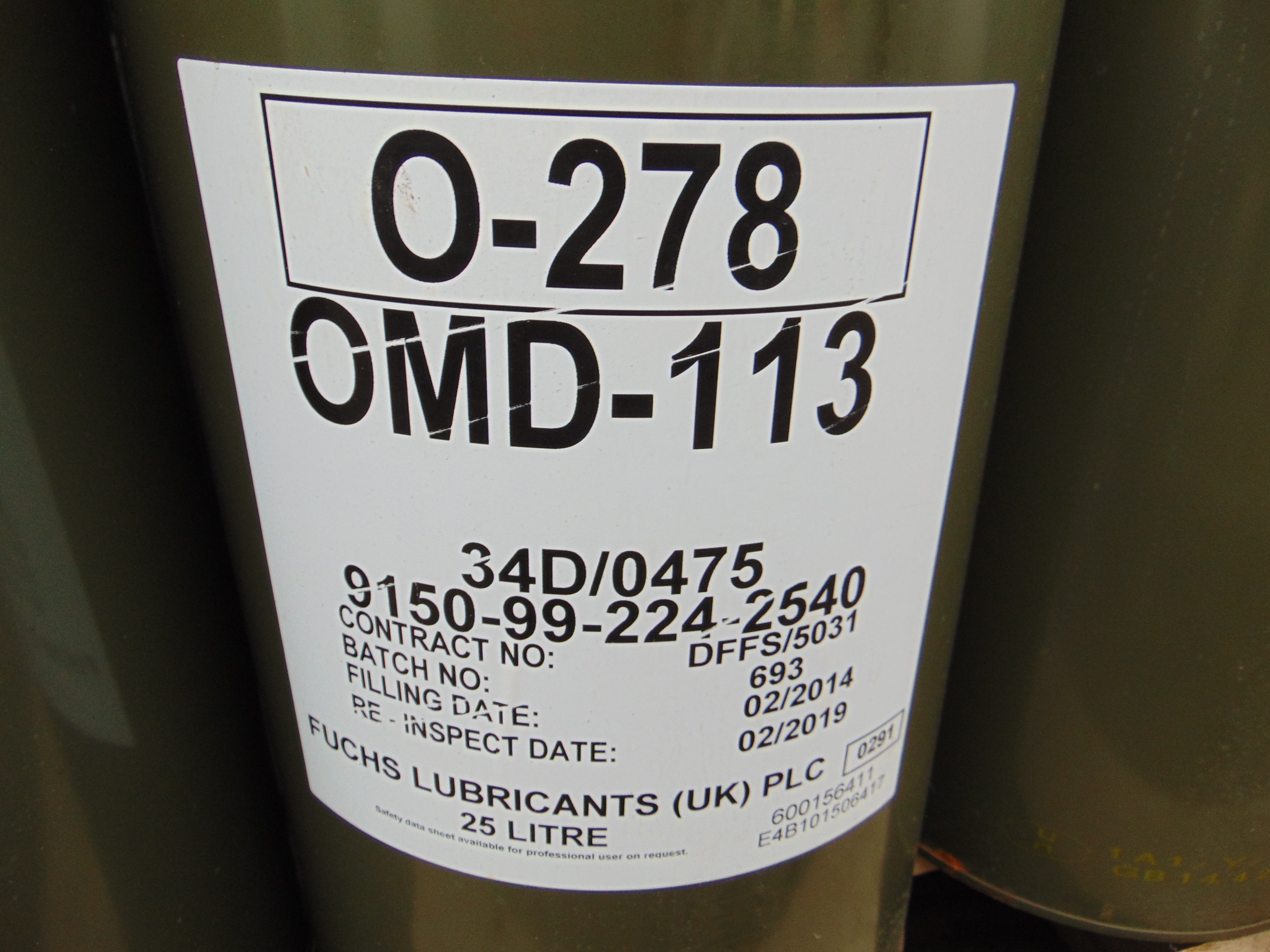 You are bidding on 12 x Unused 25L Drums of OMD-113 High Quality ...