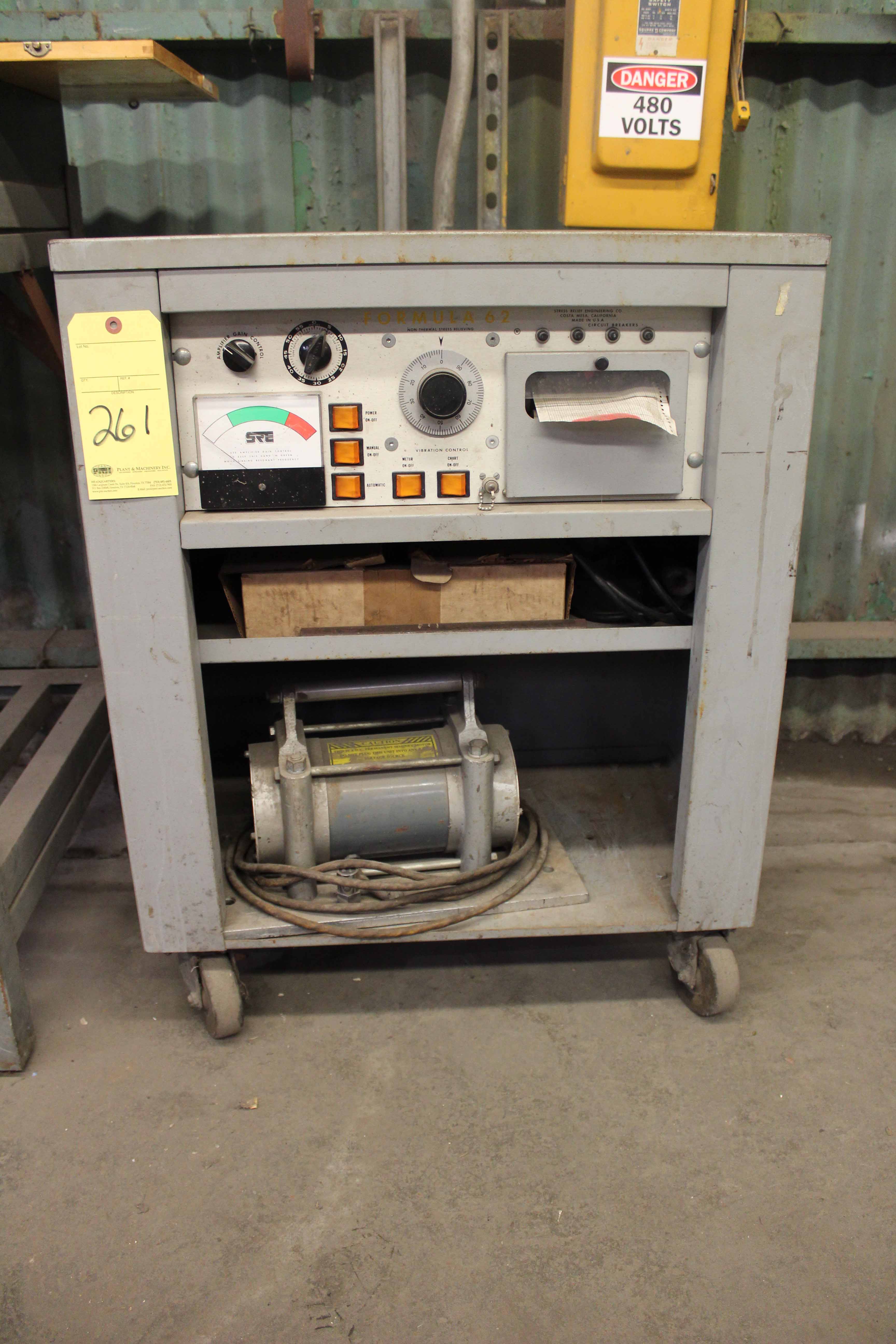 VIBRATORY STRESS RELIEF MACHINE, FORMULA 62