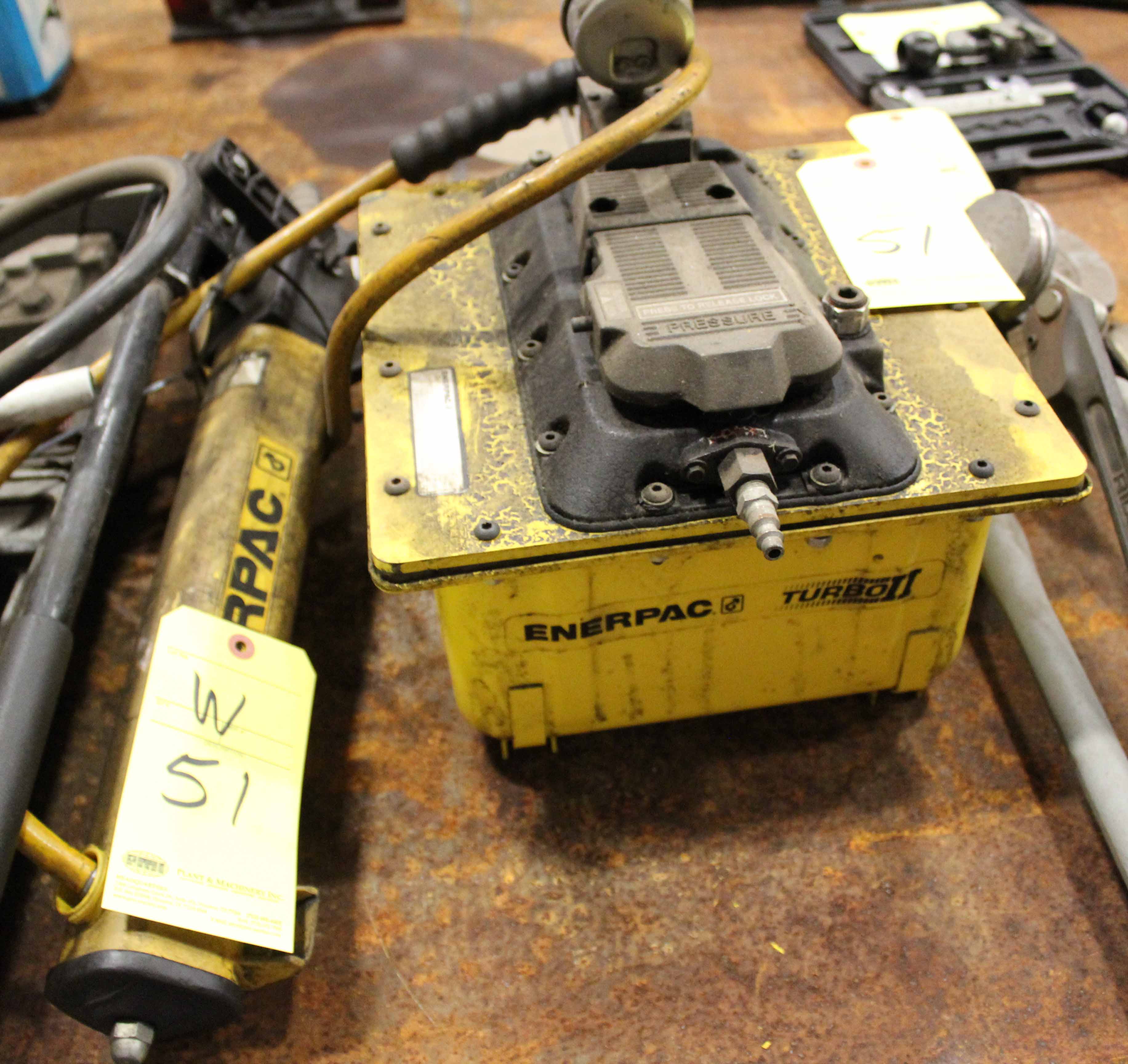 { Group of lots: 50, 51 } PORTA POWER, ENERPAC