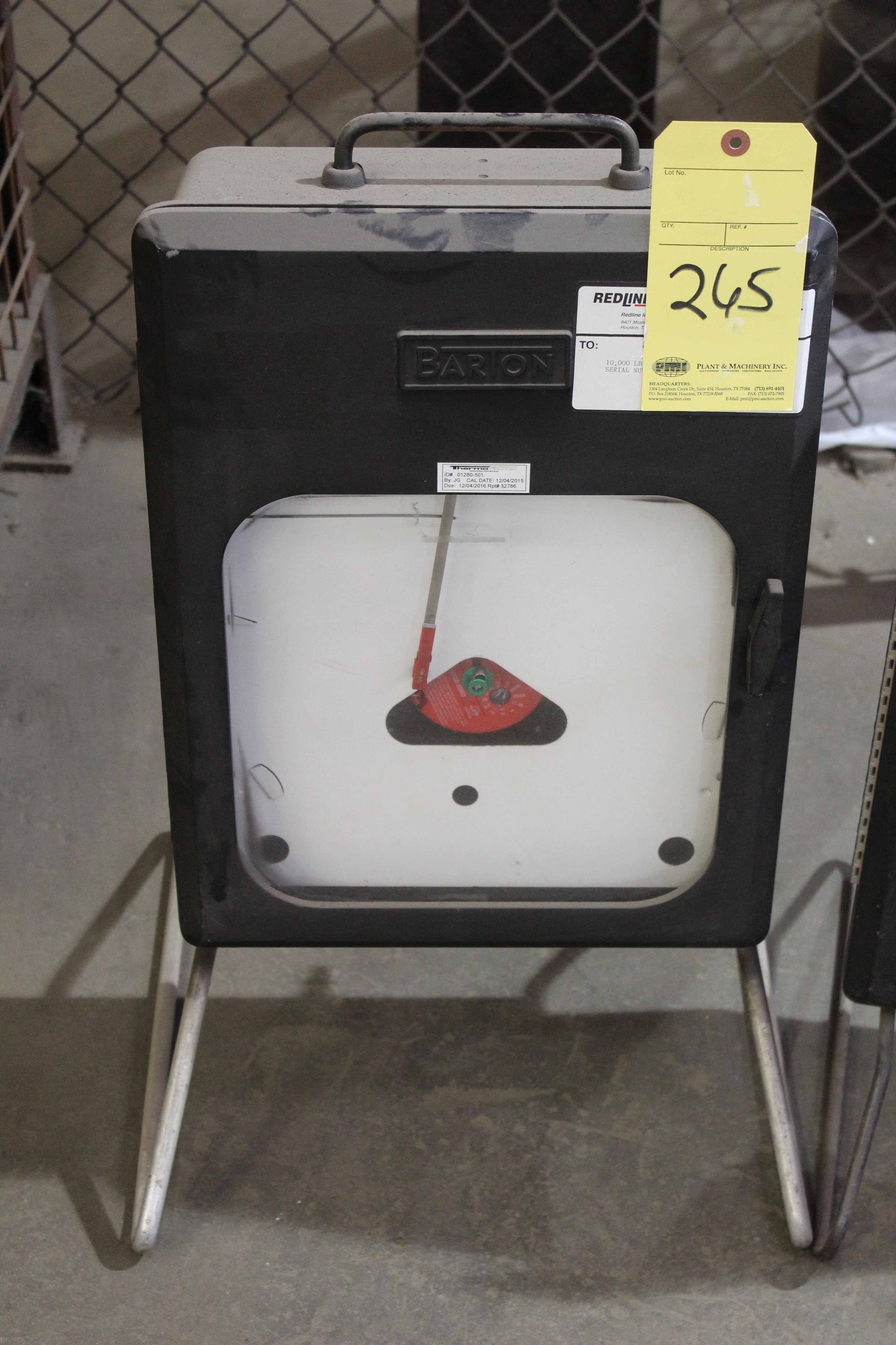 { Choice of lots: 265, 266 } CHART RECORDER, BARTON MDL. 242E, 0 to ...