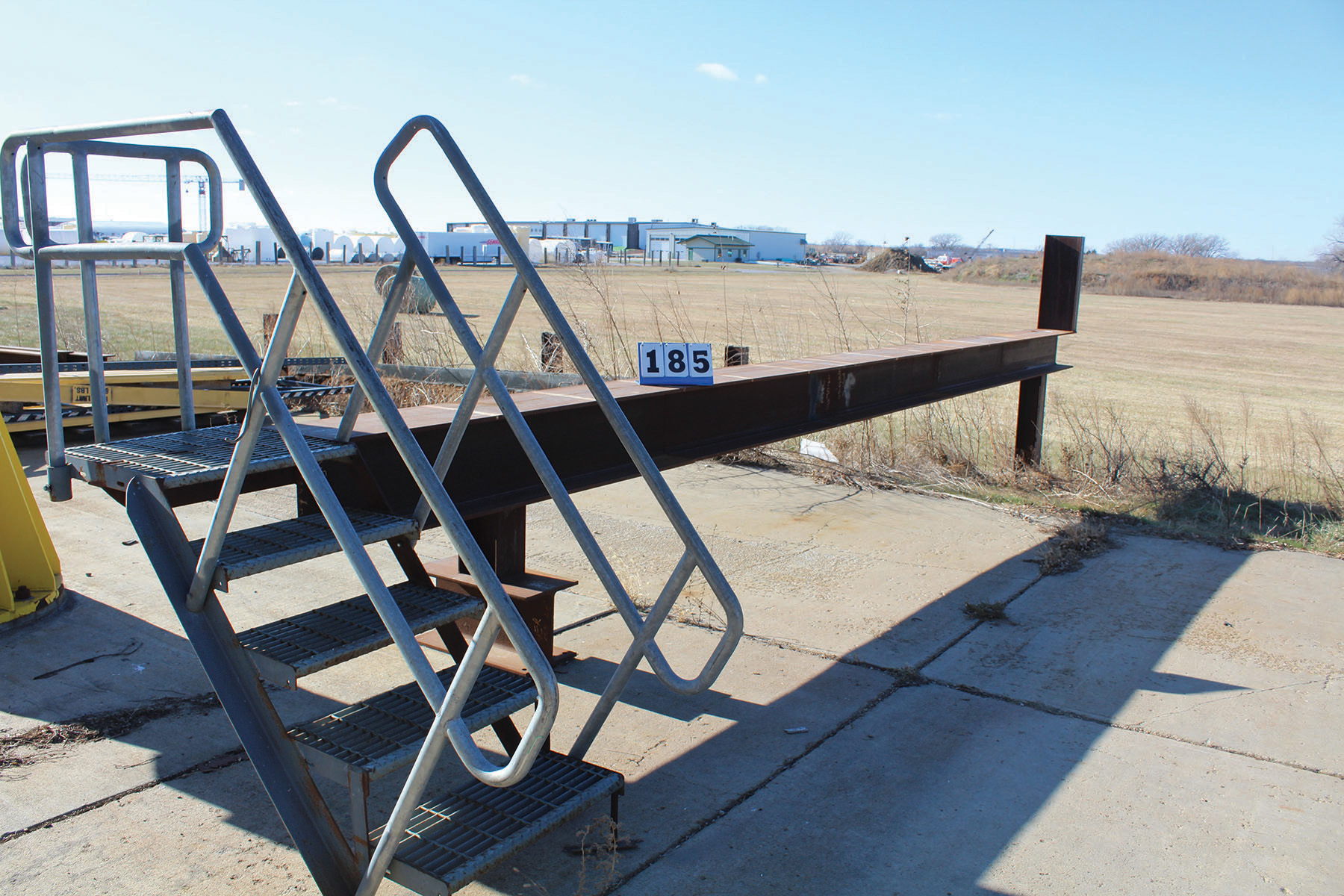 I-BEAM PLATFORM SECTION WITH STAIRS