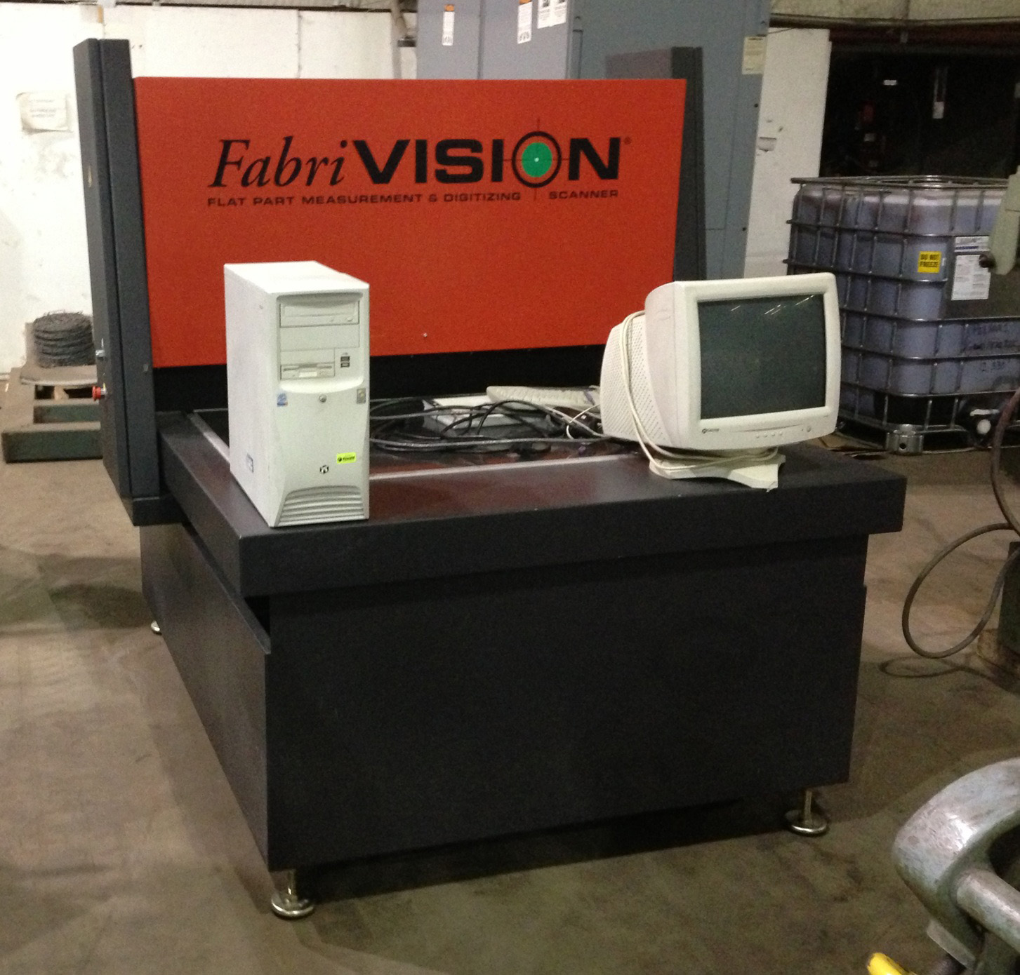AMADA FABRIVISION II FLAT PART MEASUREMENT & DIGITIZING SCANNER, MDL ...
