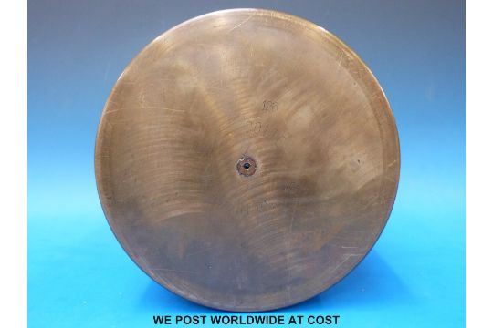 An unusually large brass WW1 shell case, impressed to base Polte ...