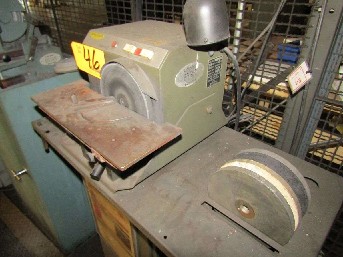 Glendo Accu-Finish Finish Grinder 6" Disc, 115V, 1 PH S/N AB295