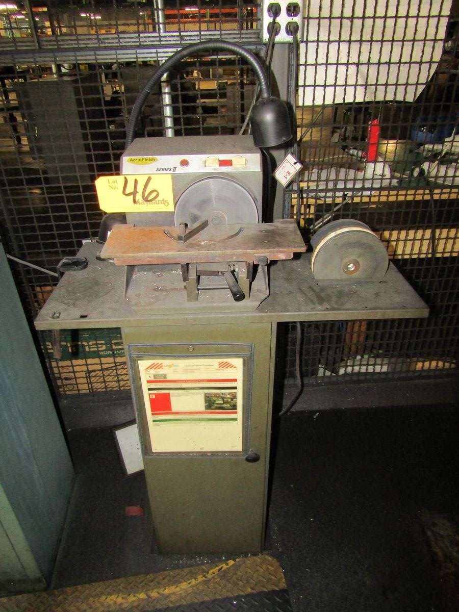 Glendo Accu-Finish Finish Grinder 6" Disc, 115V, 1 PH S/N AB295