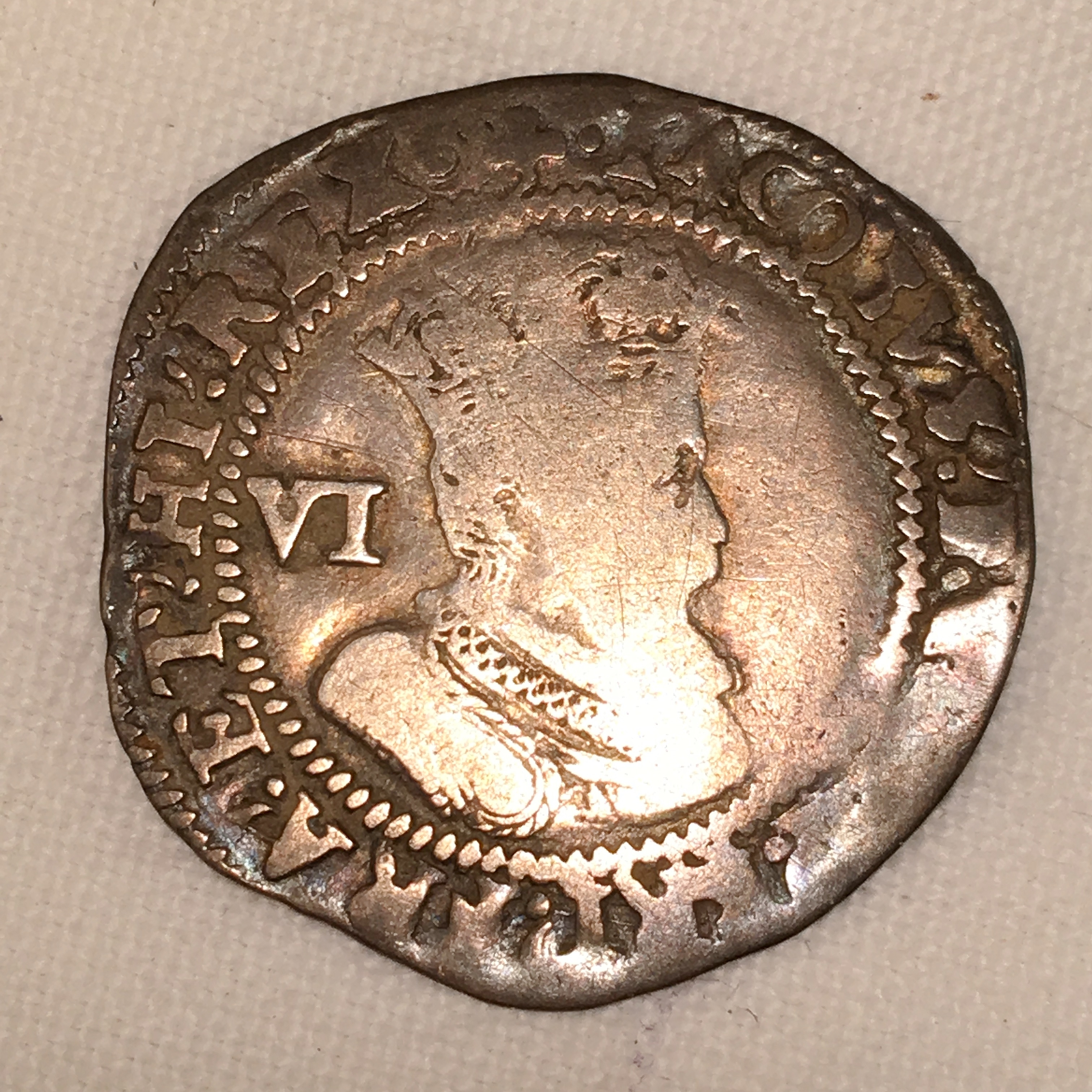 A collector's tray of British silver hammered coins, 40 pieces.