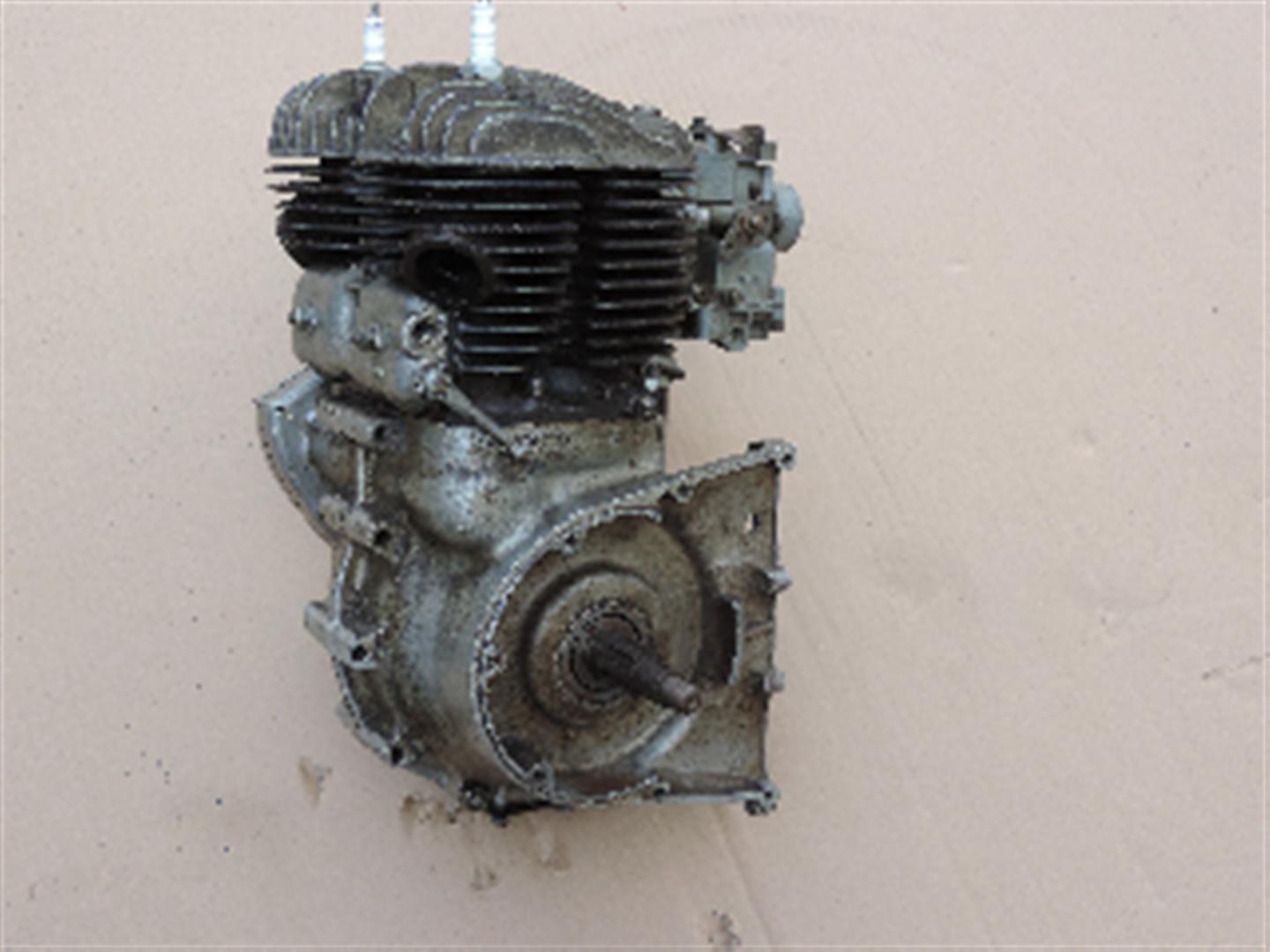 500 Triumph TRW 500cc side valve twin cylinder engine with original ...