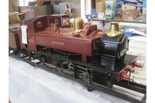 Circa 1960s 5' gauge Simplex 060 tank engine, tender and show rail ...