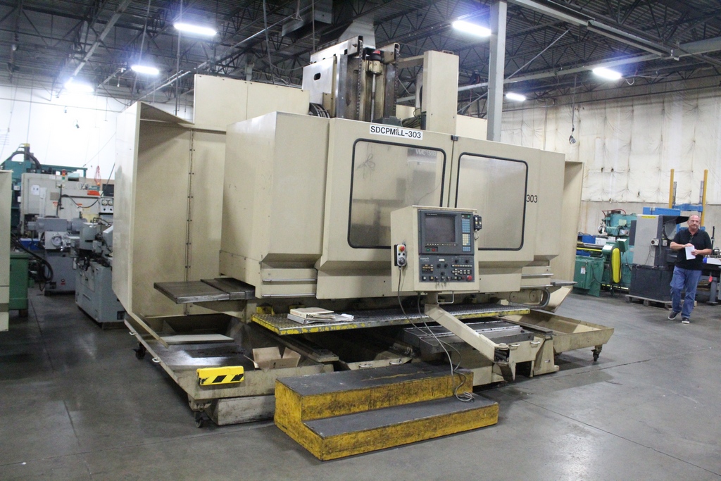 MONARCH VMC 150B CNC MILL 82" X 36” X 48” Z TRAVEL, 30 POSITION ATC, 45 ...