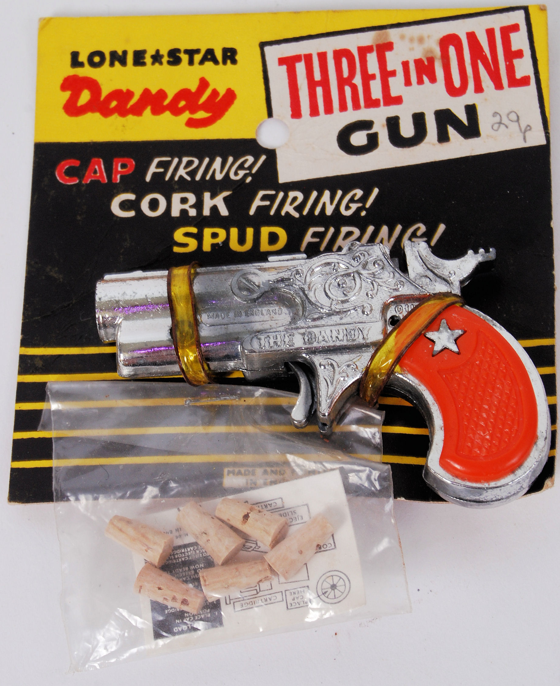 A very rare vintage 1950's Lone Star made ' Dandy Cap Firing / Cork ...