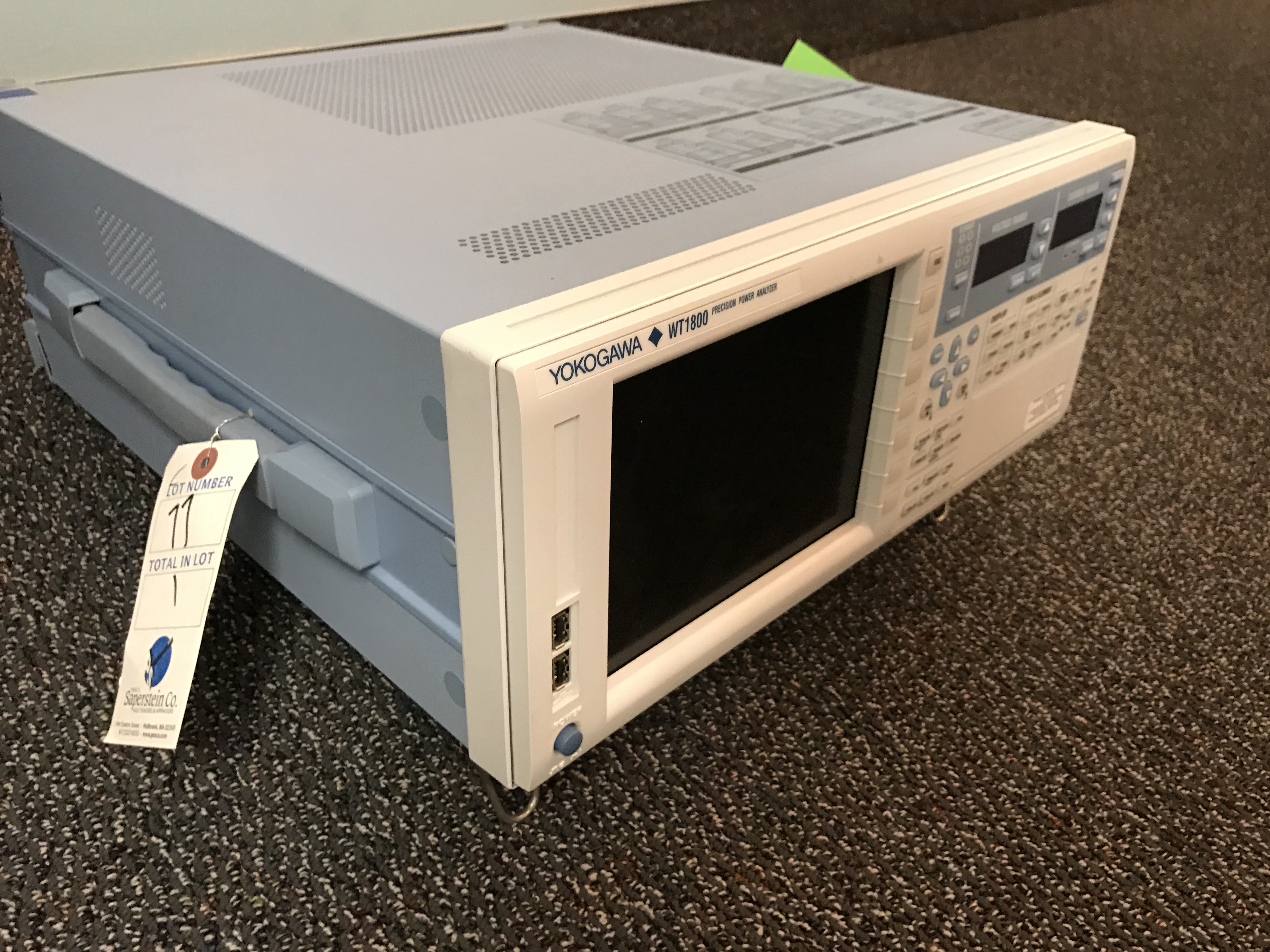 Yokogawa #WT1800 Precision Power Analyzer S/N: 91LA31357