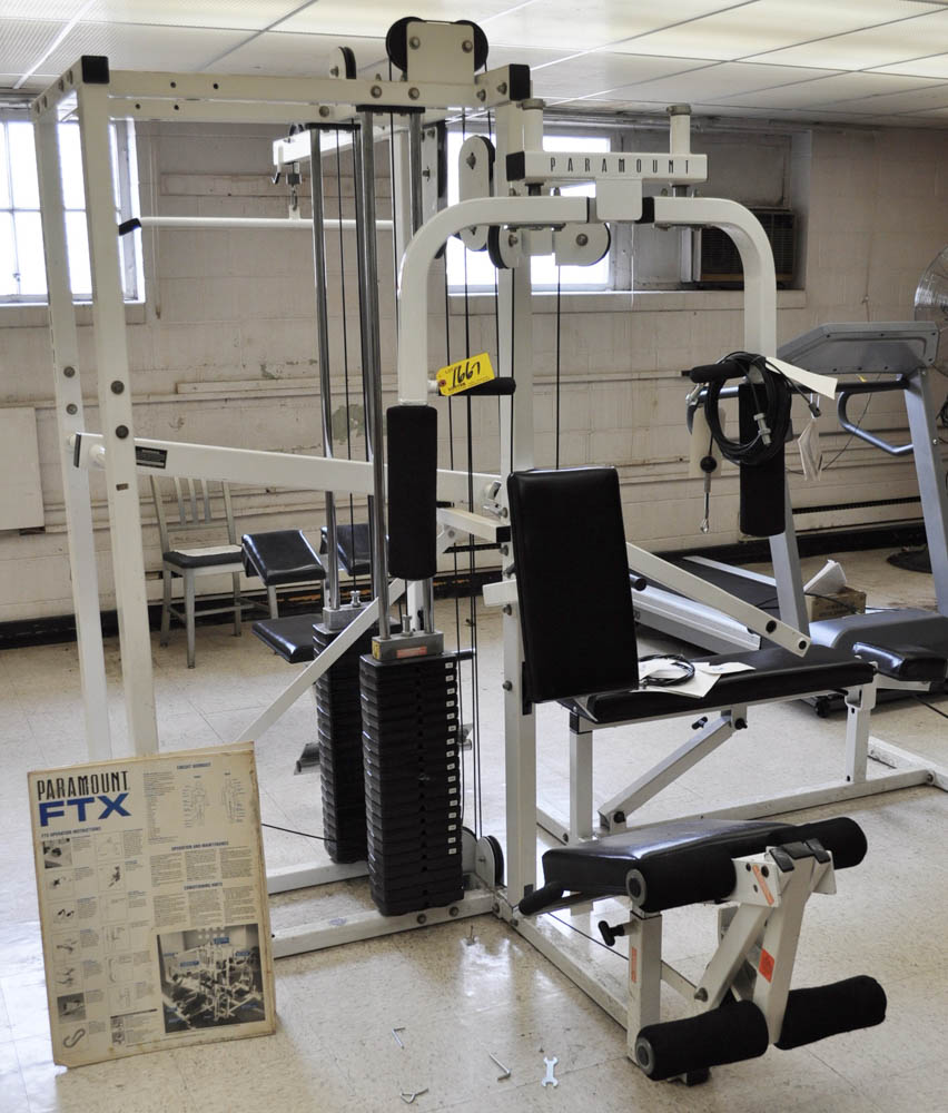 PARAMOUNT MDL. FTX-4000 MULTI-STATION WORKOUT SYSTEM, S/N: 9306-083